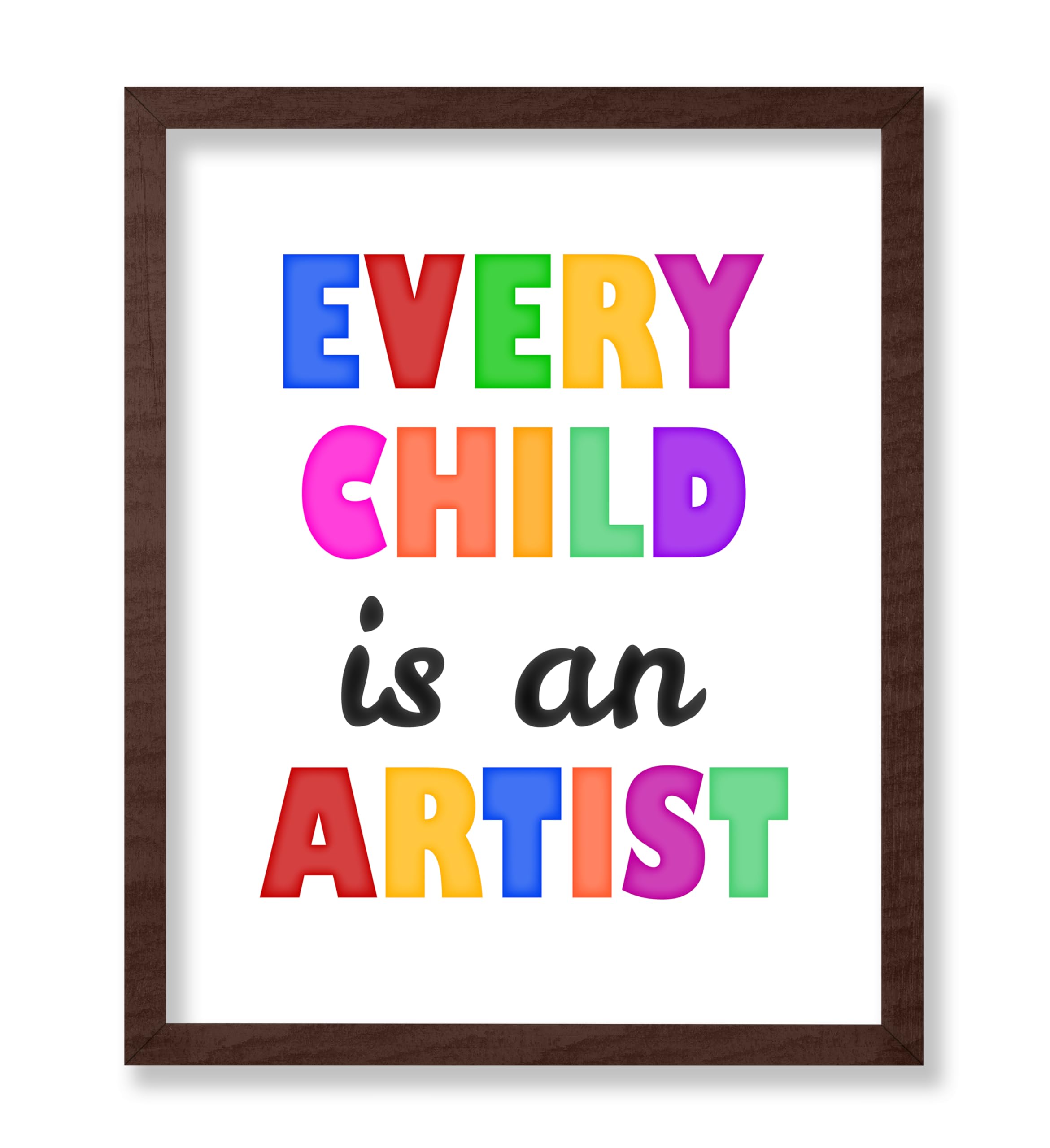 Poster Master Every Child Is An Artist Poster - Nursery Print ...