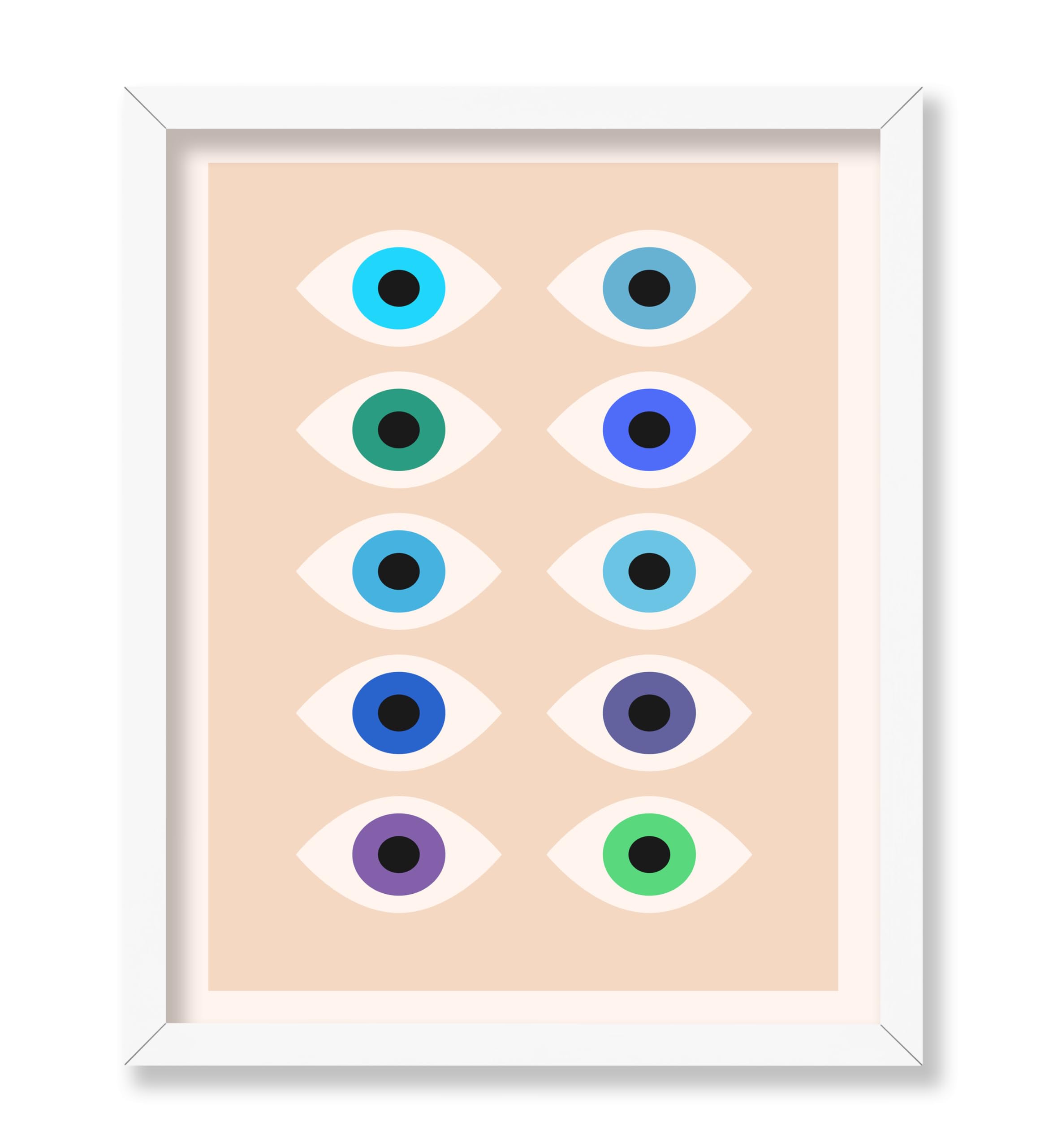Poster Master Eye Pattern Poster - Different Eye Colors Print ...