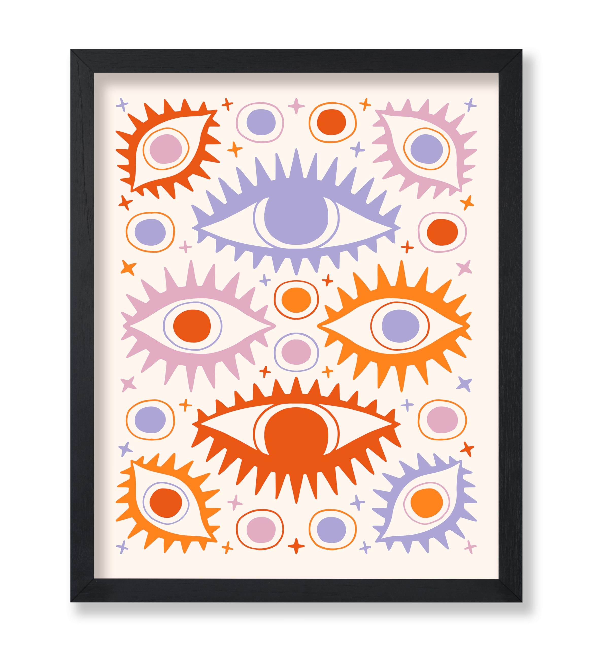 Poster Master Eyes Poster - Retro Abstract Print - Boho Art - Trendy ...