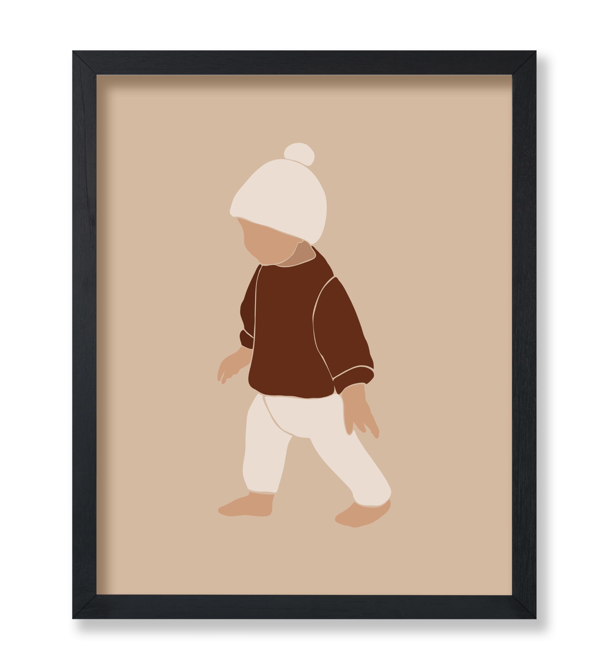 Poster Master Faceless Child In Winter Sweater Poster - Retro Toddler ...