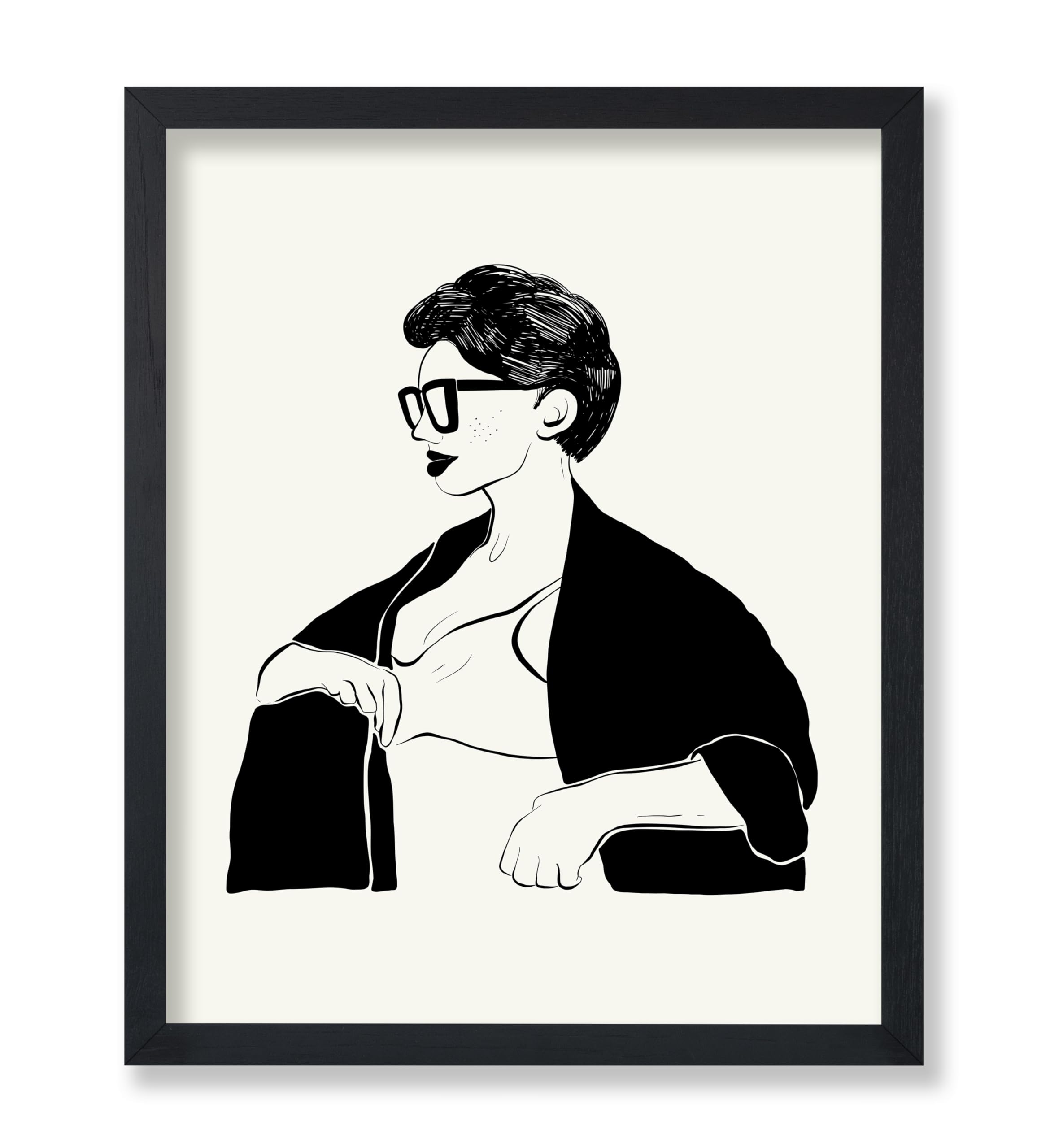 Poster Master Fashion Poster - Retro Groovy Woman Print - Abstract Art ...