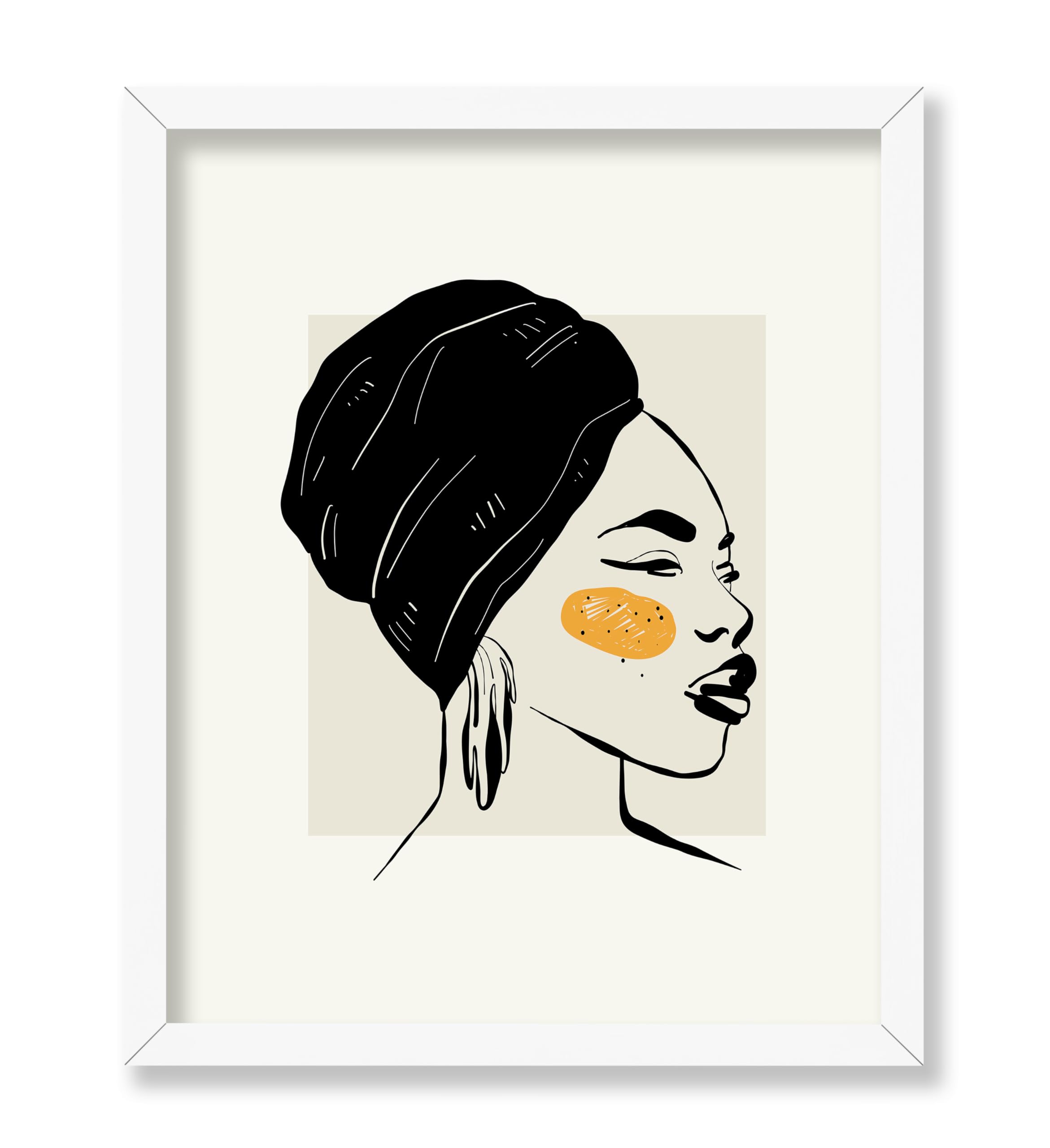Poster Master Fashion Poster - Retro Woman Print - Portrait Art ...