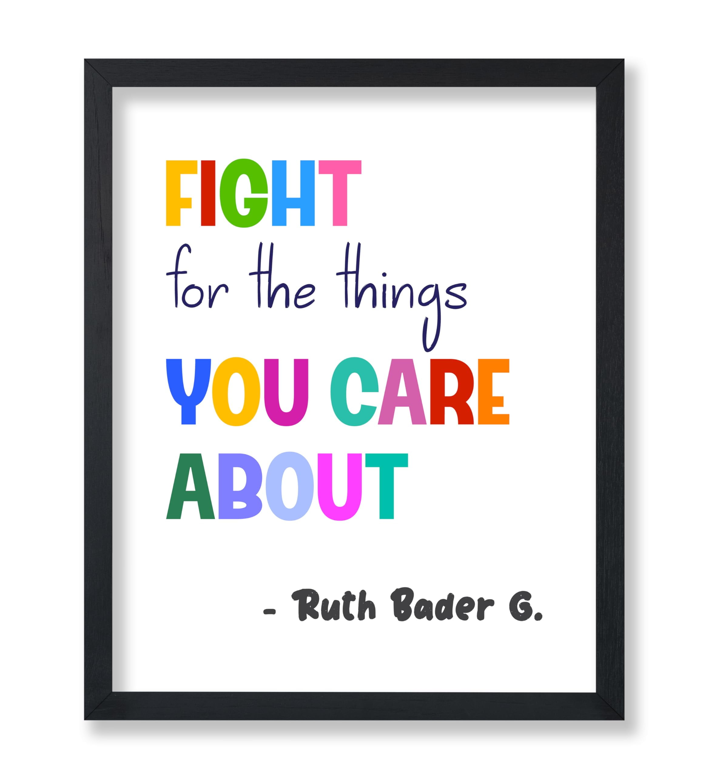 Poster Master Fight For The Things You Care About Poster - Typography ...