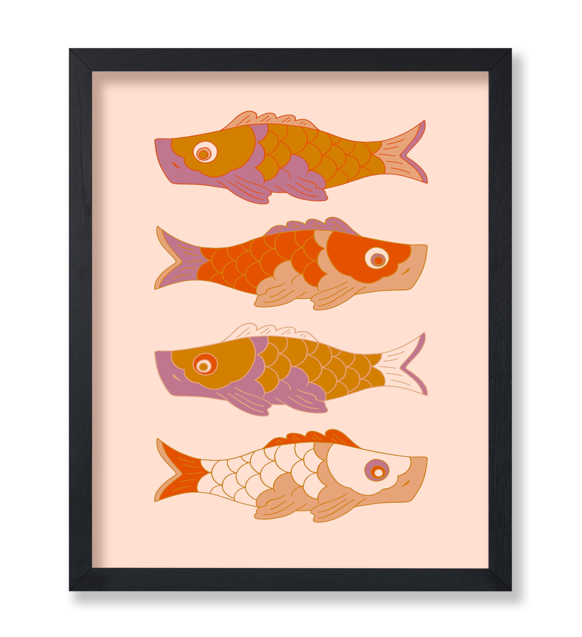Poster Master Fish Poster - Retro Aquatic Print - Boho Art - Minimal ...
