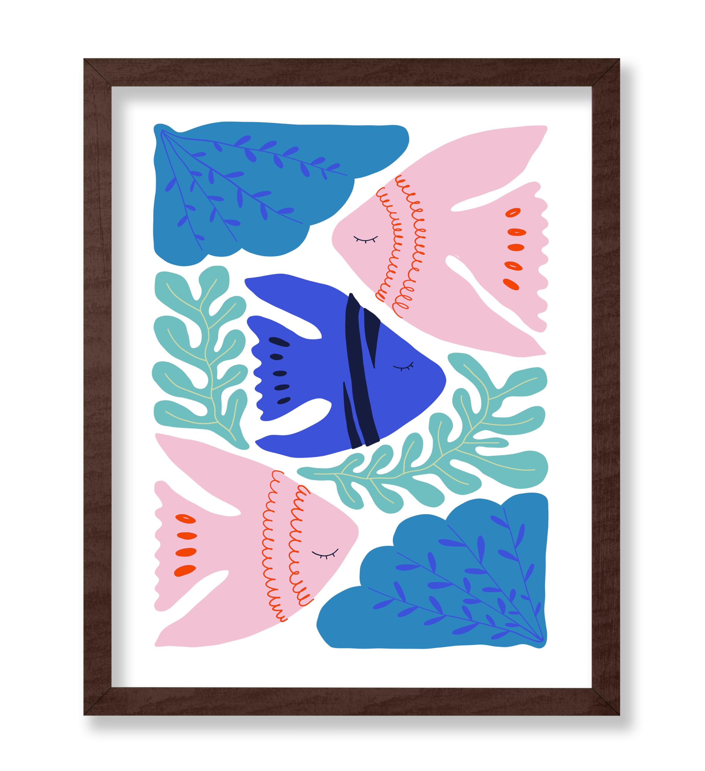 Poster Master Fish Poster - Retro Aquatic Print - Marine Life Art ...