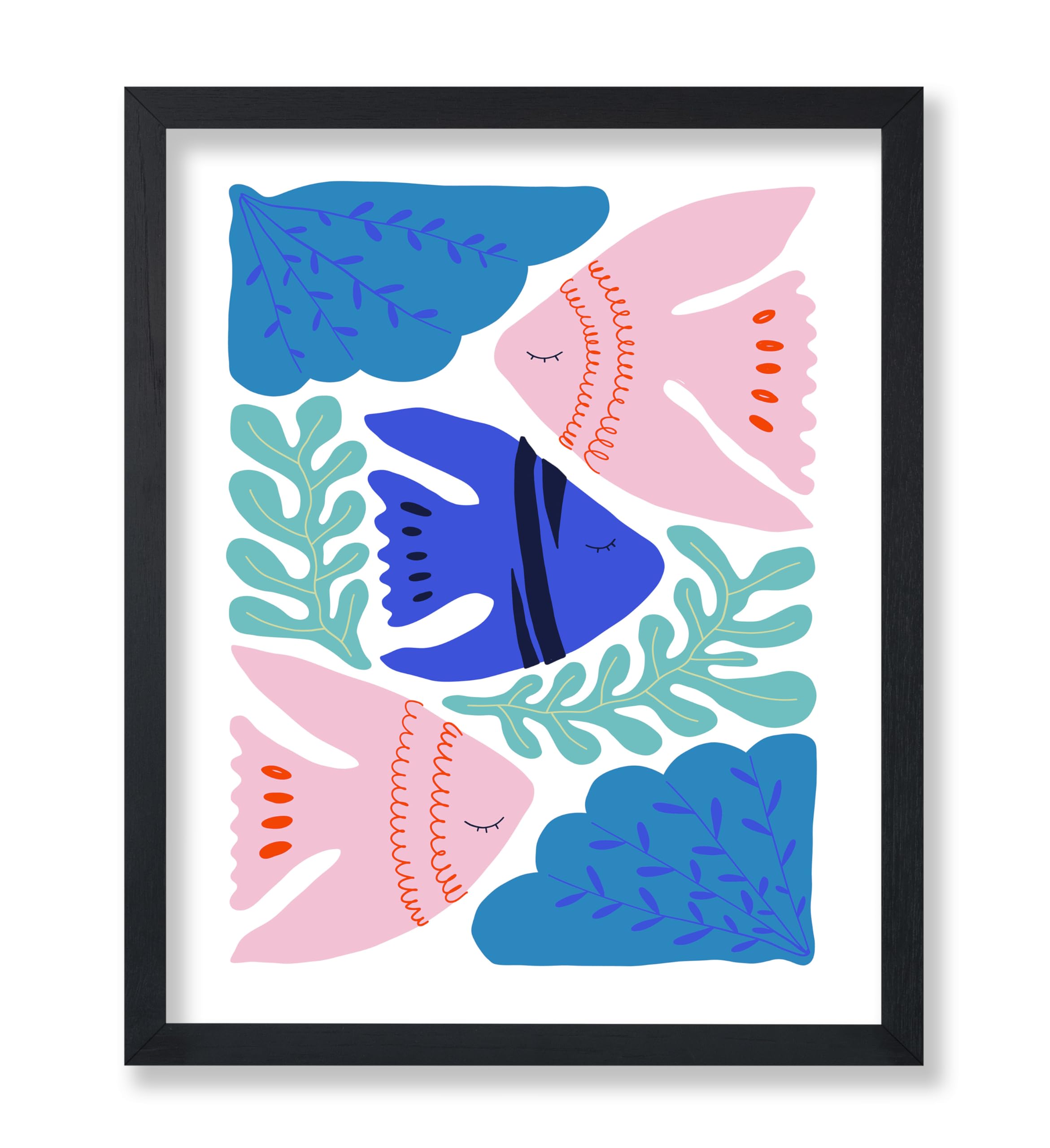 Poster Master Fish Poster - Retro Aquatic Print - Marine Life Art ...