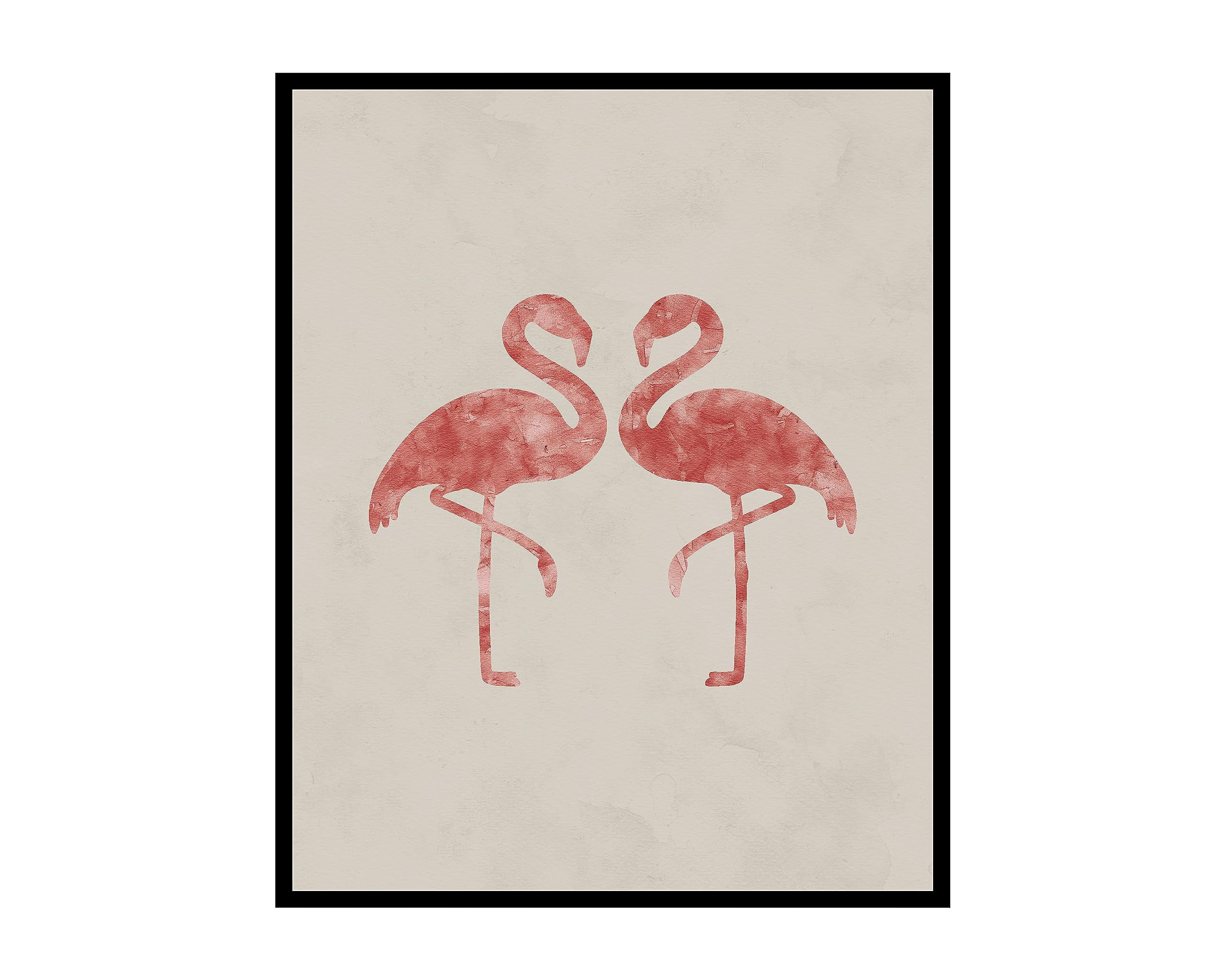 Poster Master Flamingo Poster - Pink Flamingo Print - Watercolor Art ...