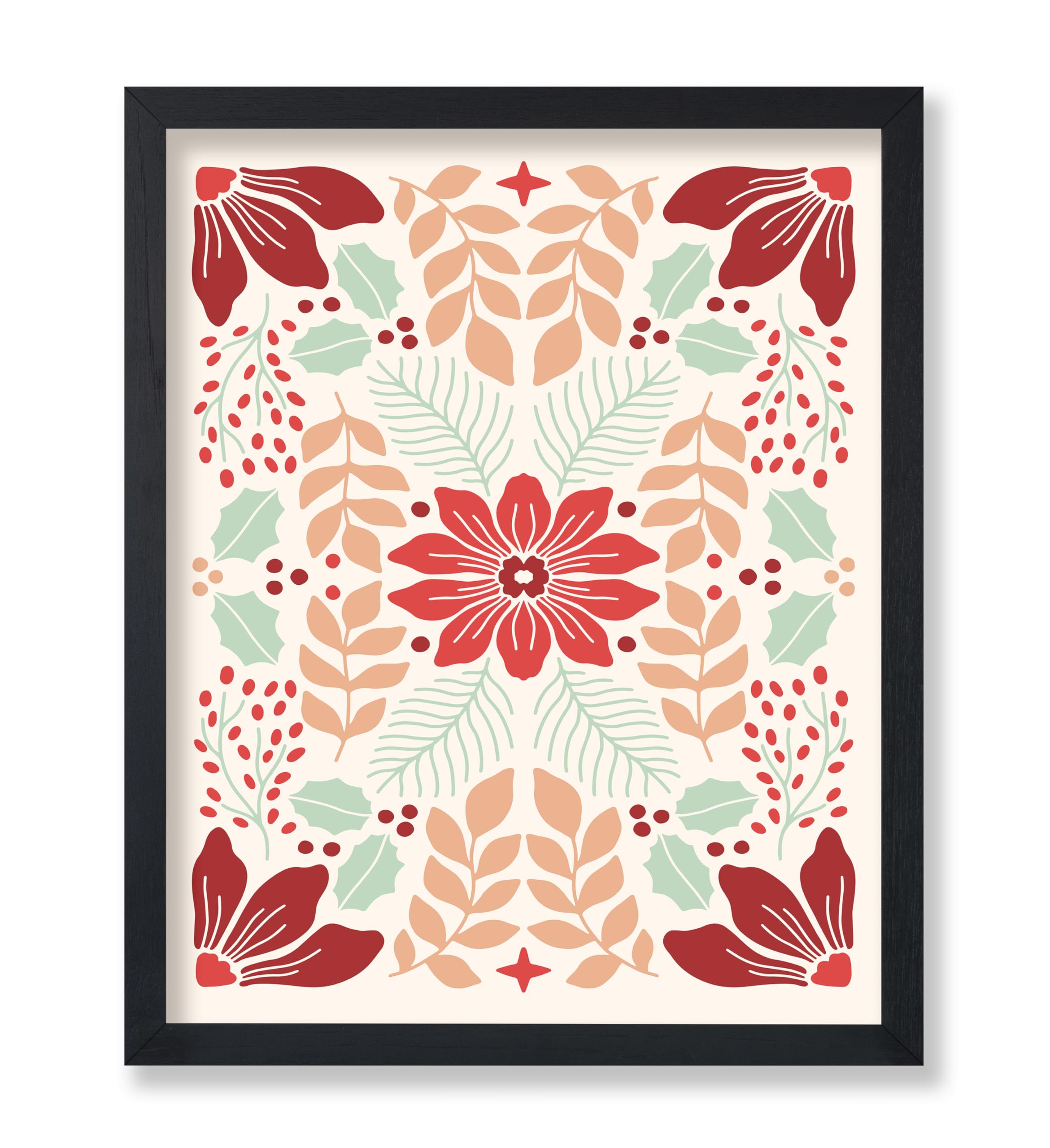 Poster Master Flower Pattern Poster - Floral Print - Modern Art ...