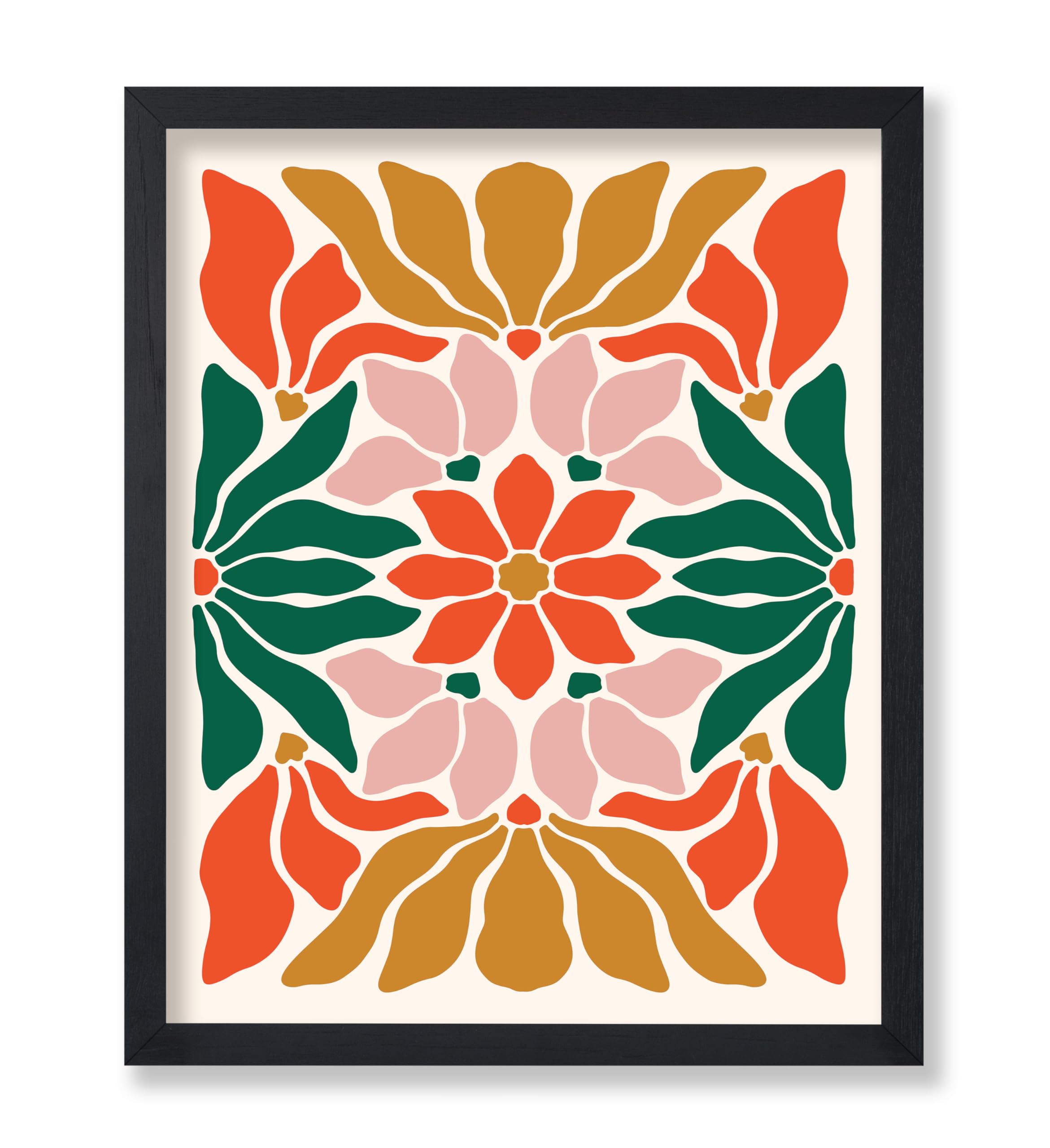 Poster Master Flower Poster - Floral Pattern Print - Boho Art - Trendy ...