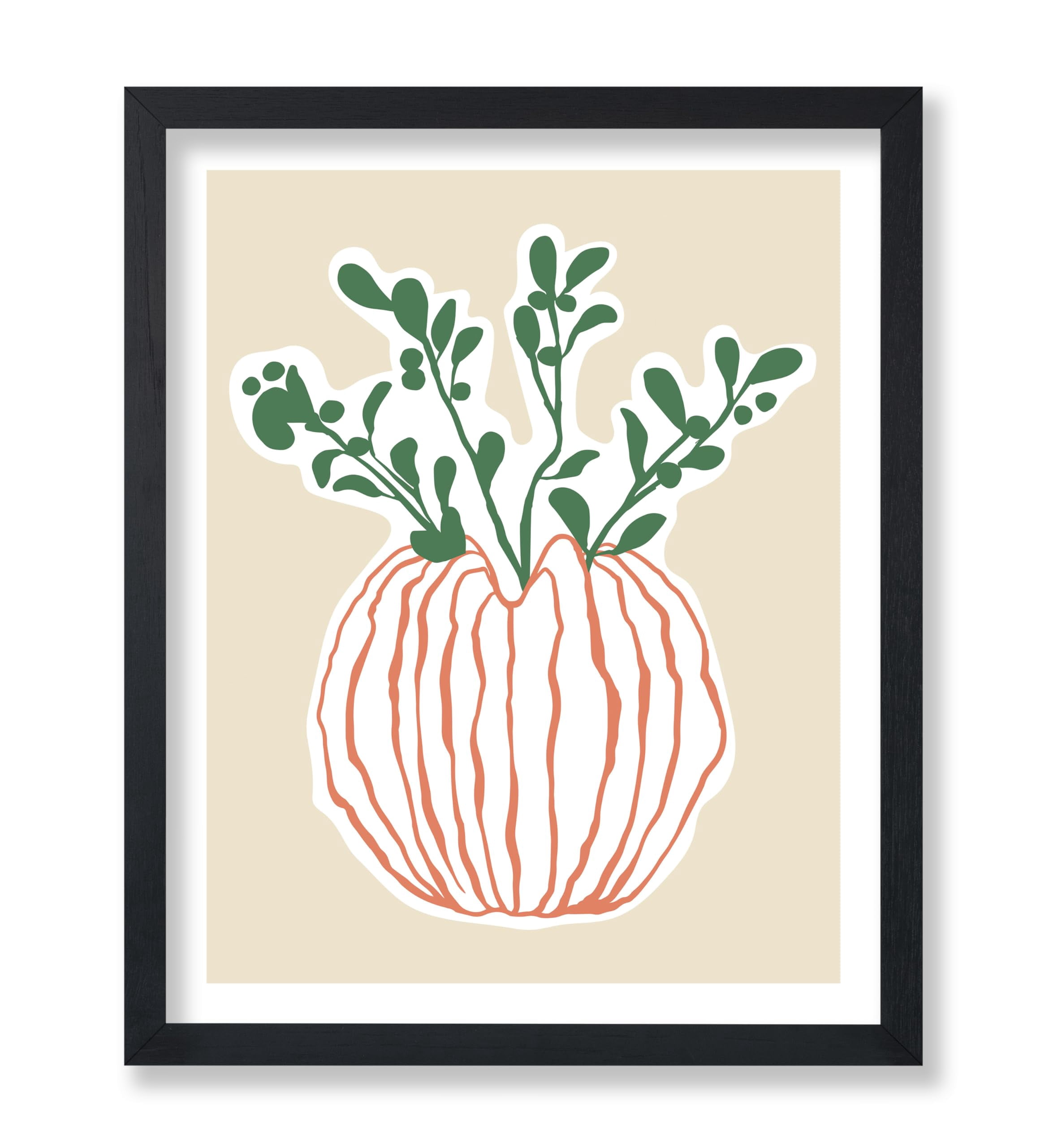 Poster Master Flower Vase Poster - Retro Botanical Print - Floral Art ...