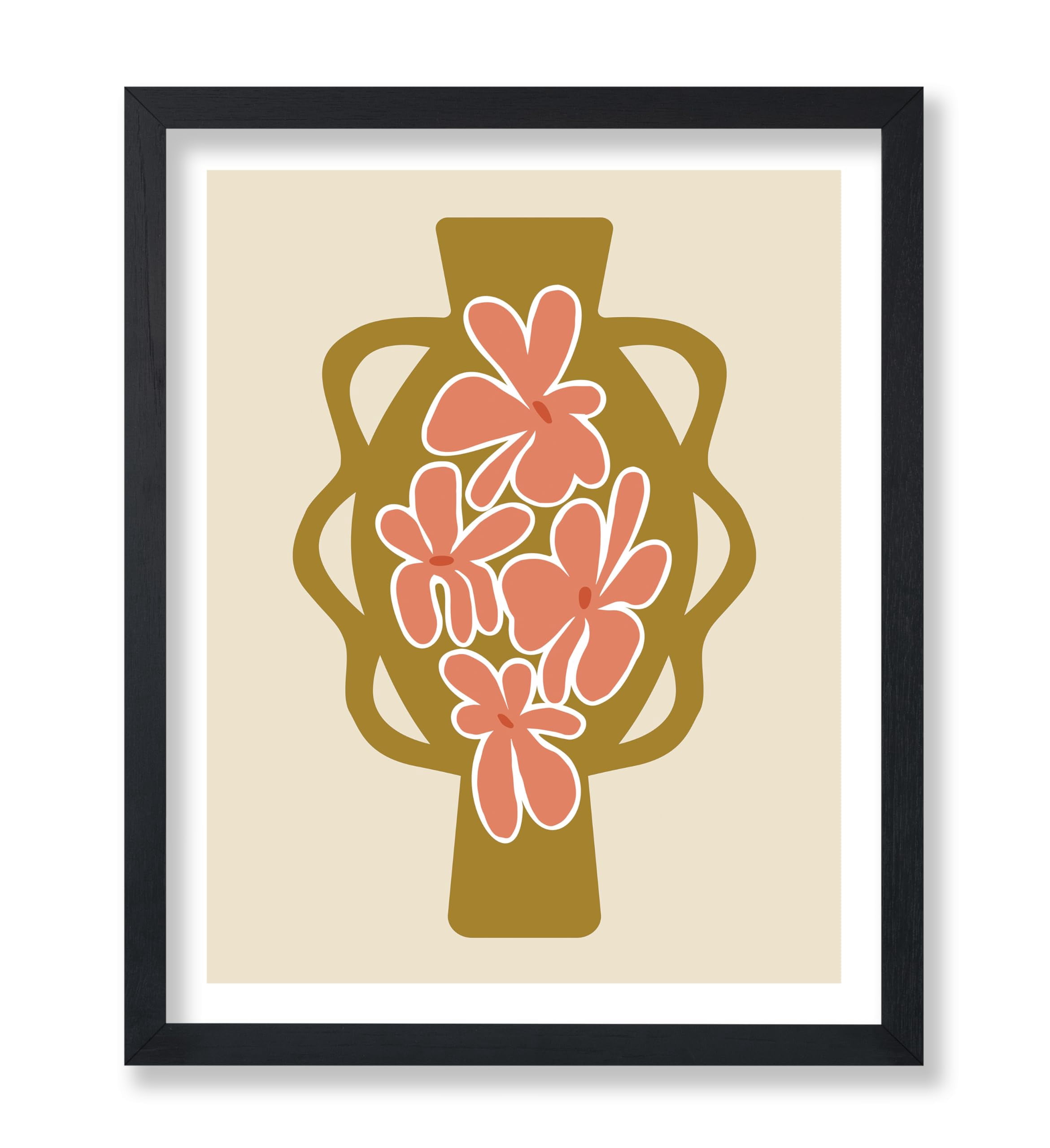 Poster Master Flower Vase Poster - Retro Floral Print - Flower Art ...