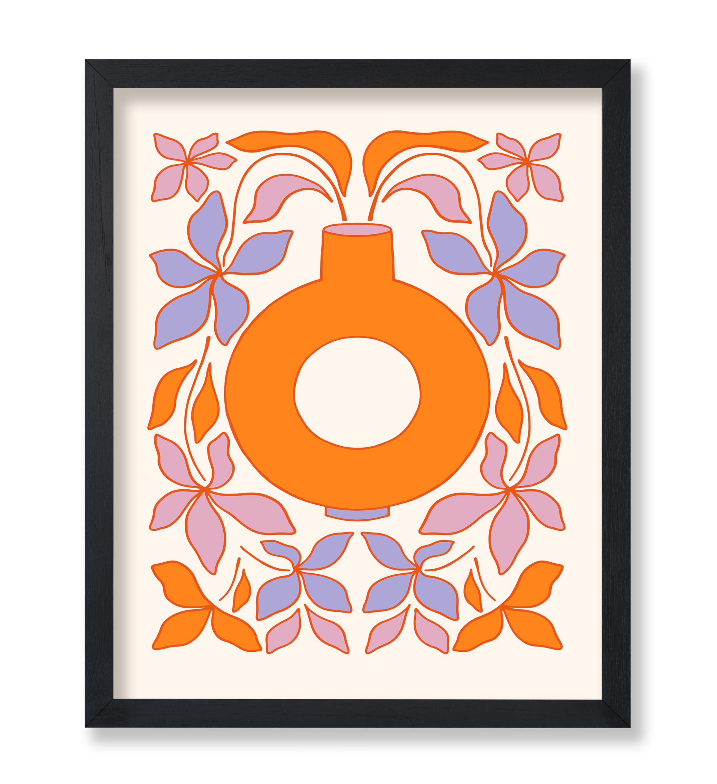 Poster Master Flower Vase Poster - Retro Flower Print - Boho Art ...