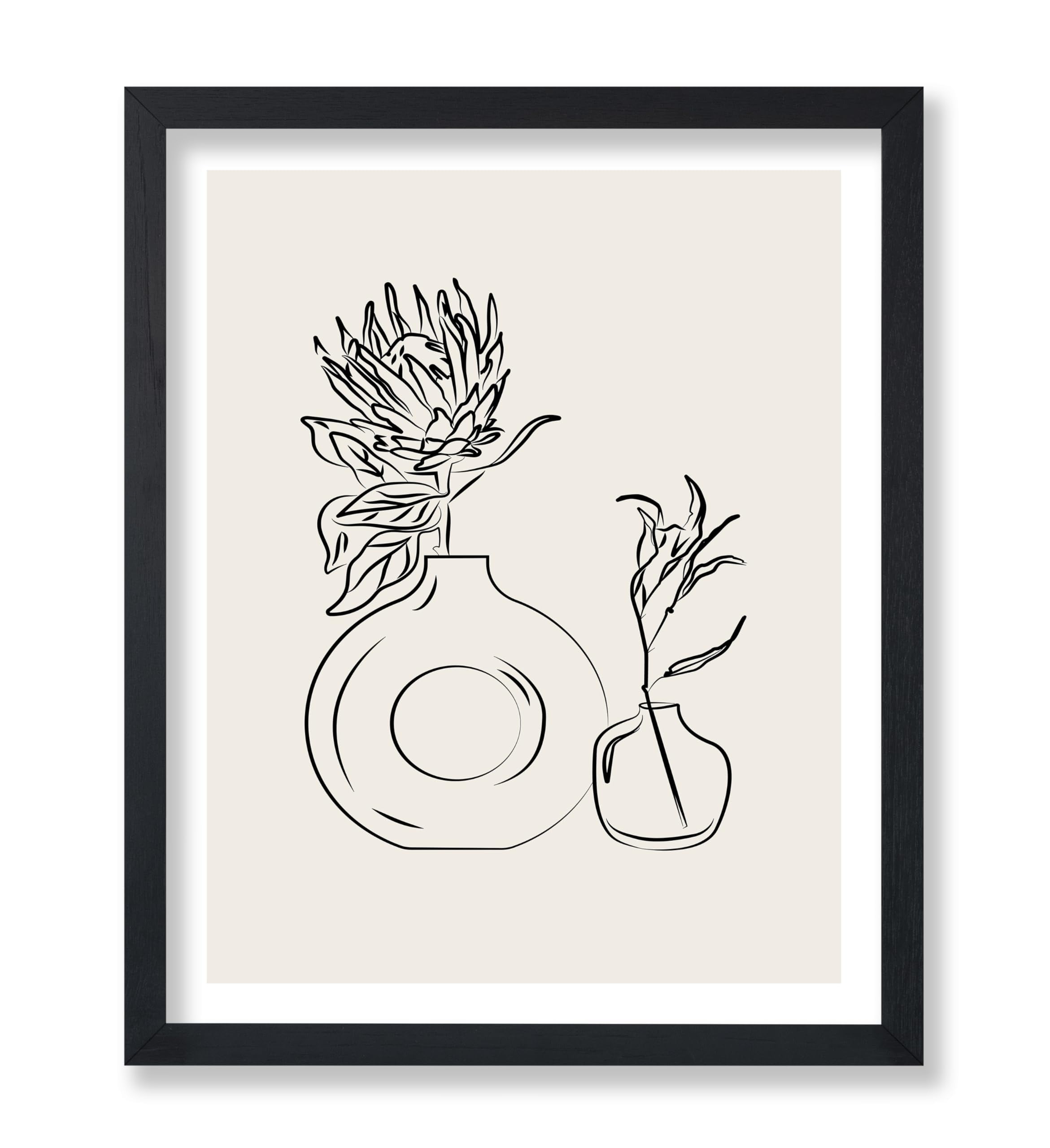 Poster Master Flower Vase Poster - Retro Flower Print - Floral Art ...