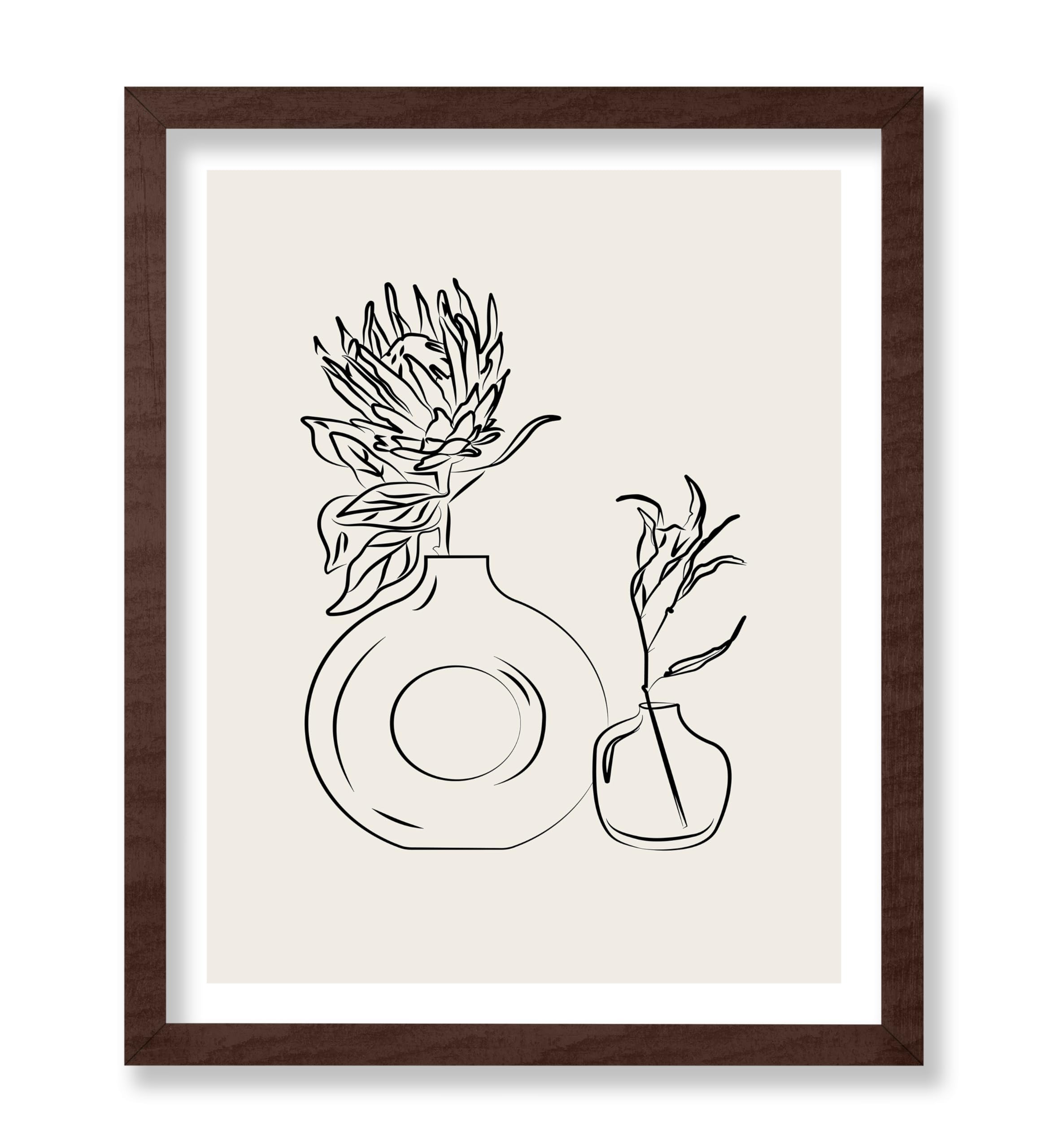 Poster Master Flower Vase Poster - Retro Flower Print - Floral Art ...