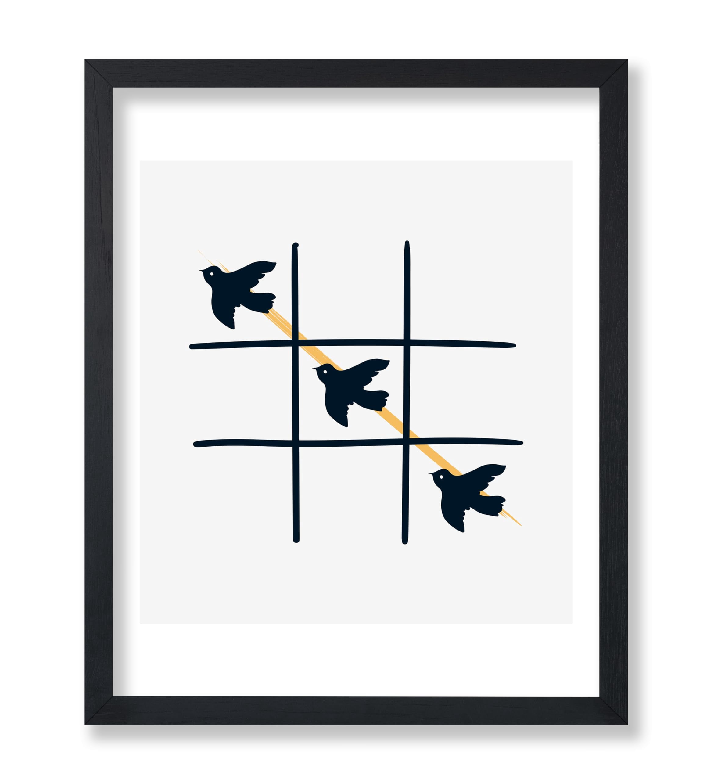 Poster Master Flying Birds Poster - Retro Dove Print - Bird Art - Tic ...
