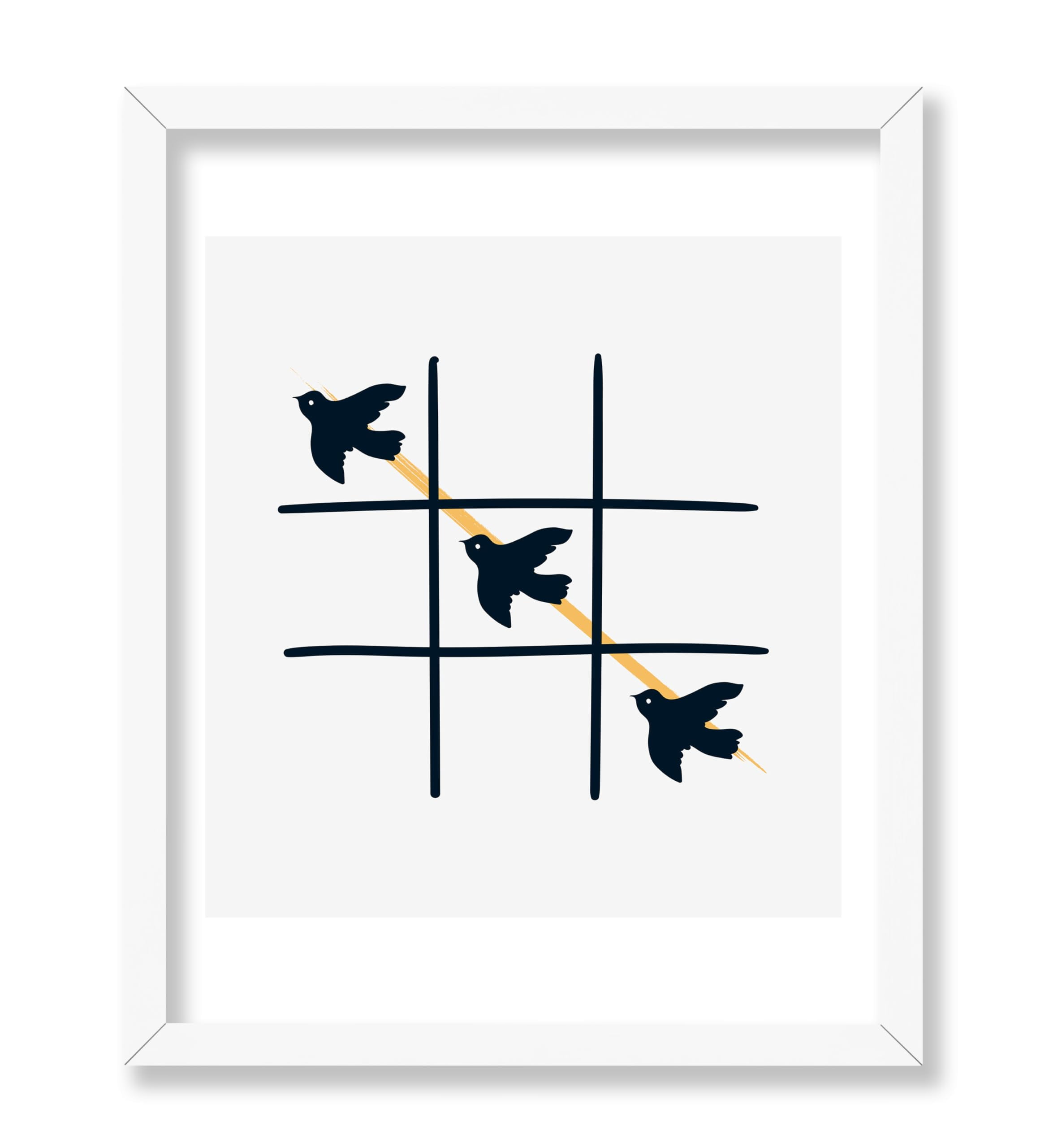Poster Master Flying Birds Poster - Retro Dove Print - Bird Art - Tic ...