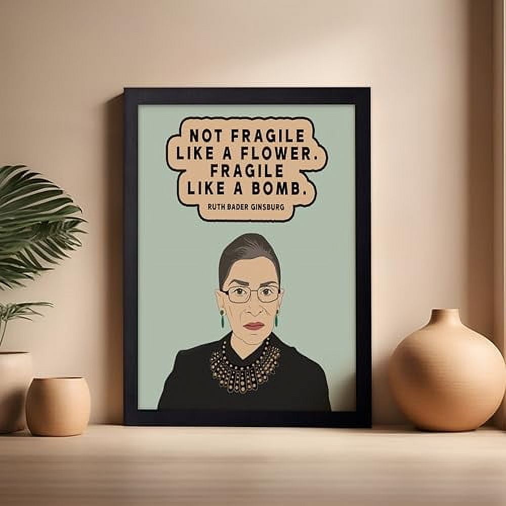 Poster Master Fragile Like A Bomb Poster - Ruth Bader Ginsburg Print ...