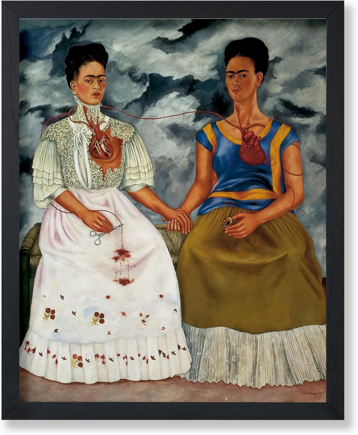 Poster Master Frida Poster - The Two Fridas Print - Magic Realism Art ...