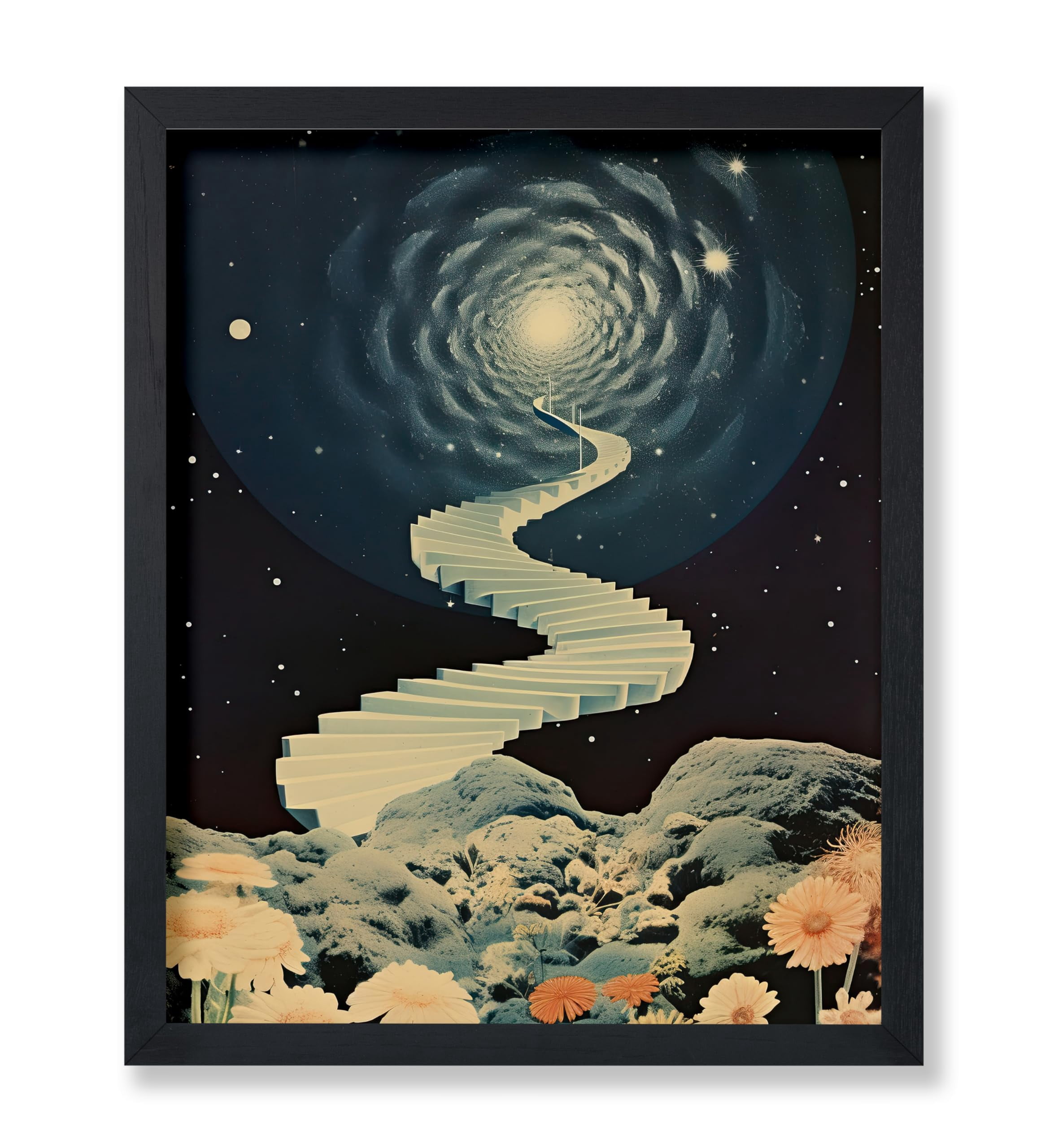 Poster Master Galaxy Poster - Stairway Print - Cosmic Art - Space Art ...