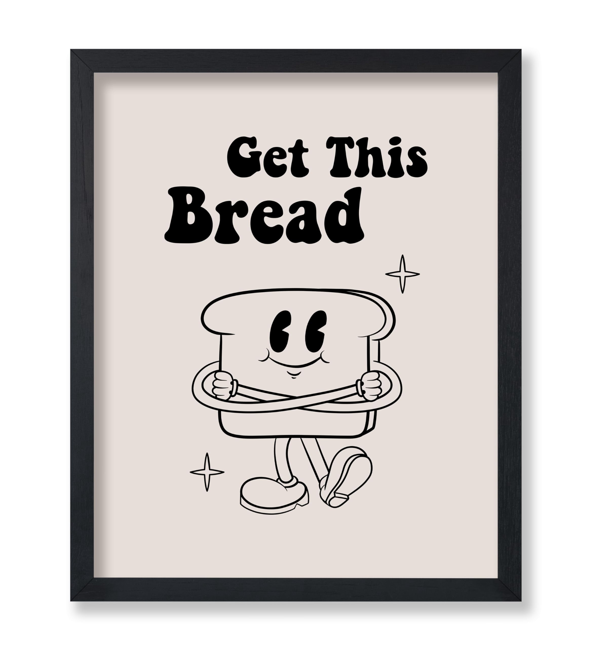 Poster Master Get This Bread Poster - Retro Bread Print - Pastry Art ...