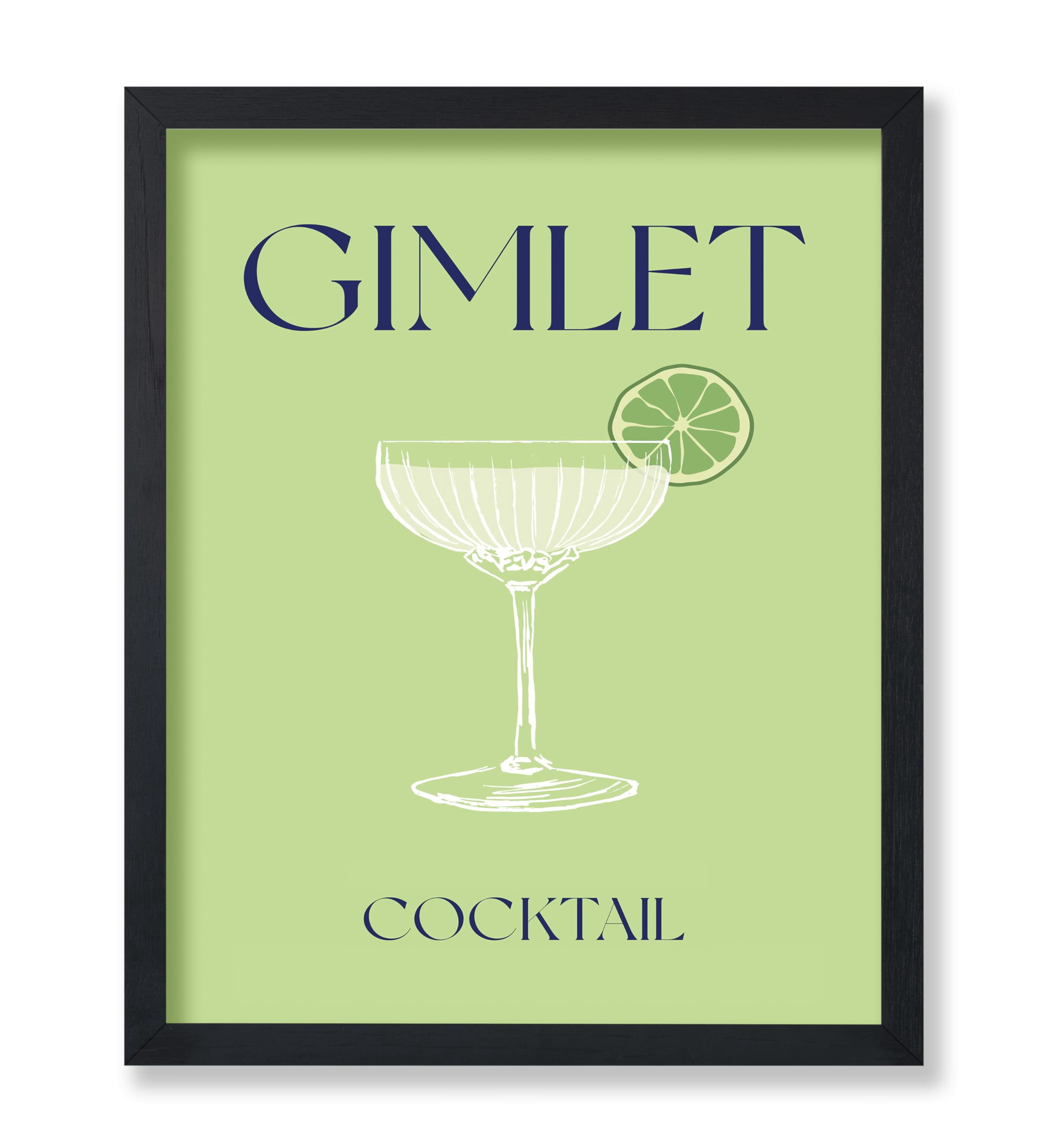 Poster Master Gimlet Poster - Retro Cocktail Print - Alcohol Art ...