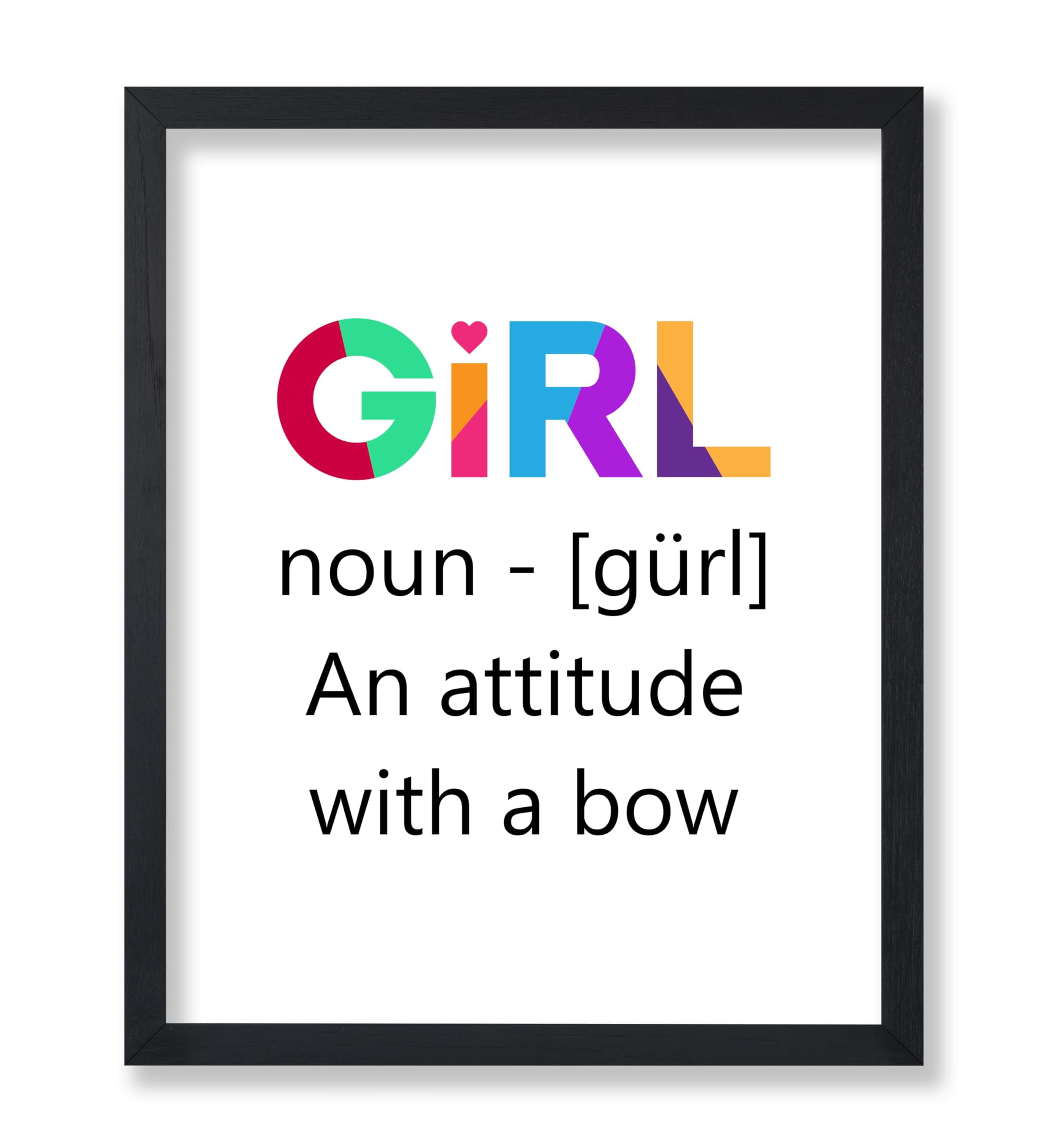 Poster Master Girl Poster - Girl Definition Print - Humorous Art - Girl ...