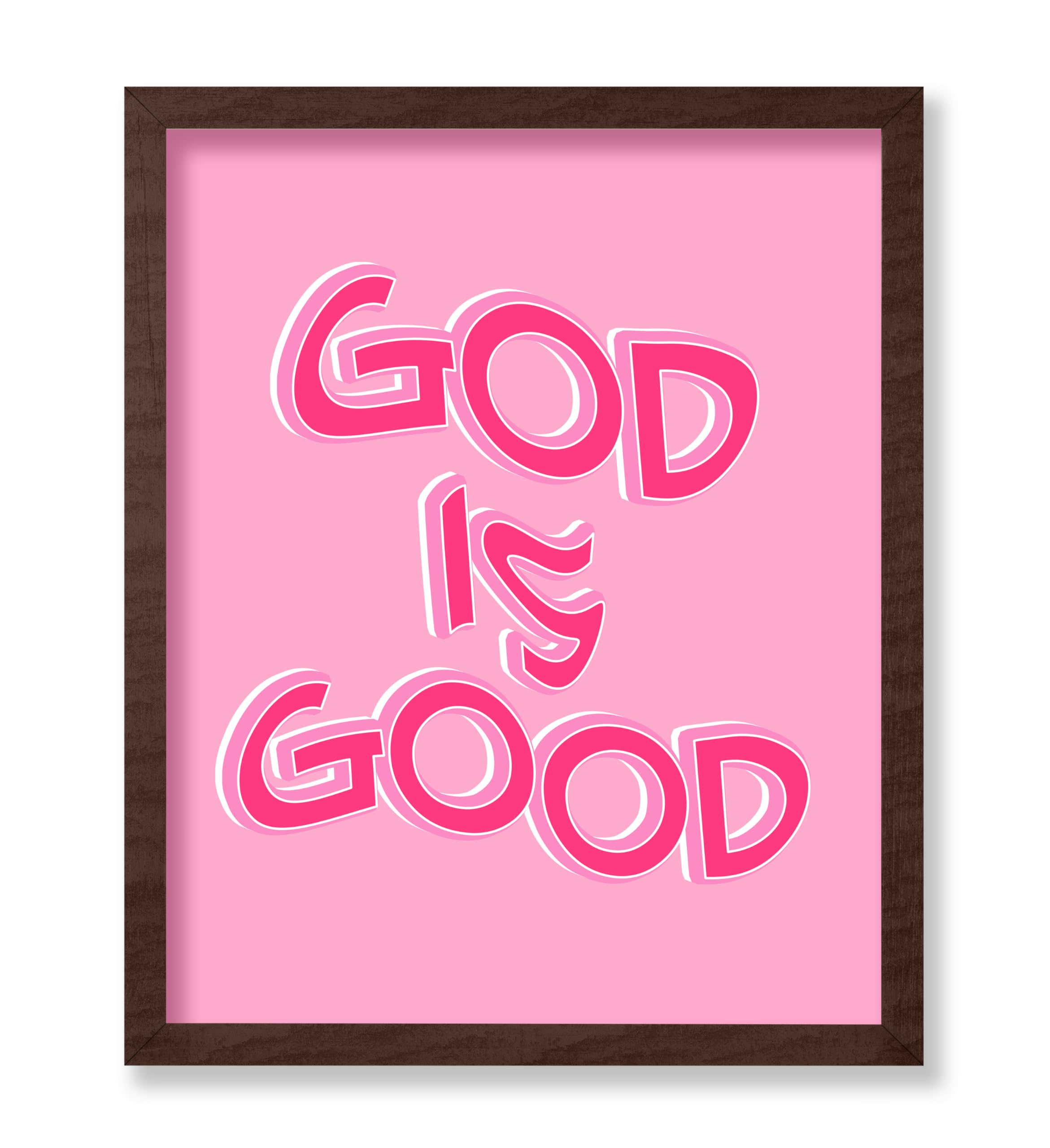 Poster Master God Is Good Poster - Positive Quote Print - Typography ...