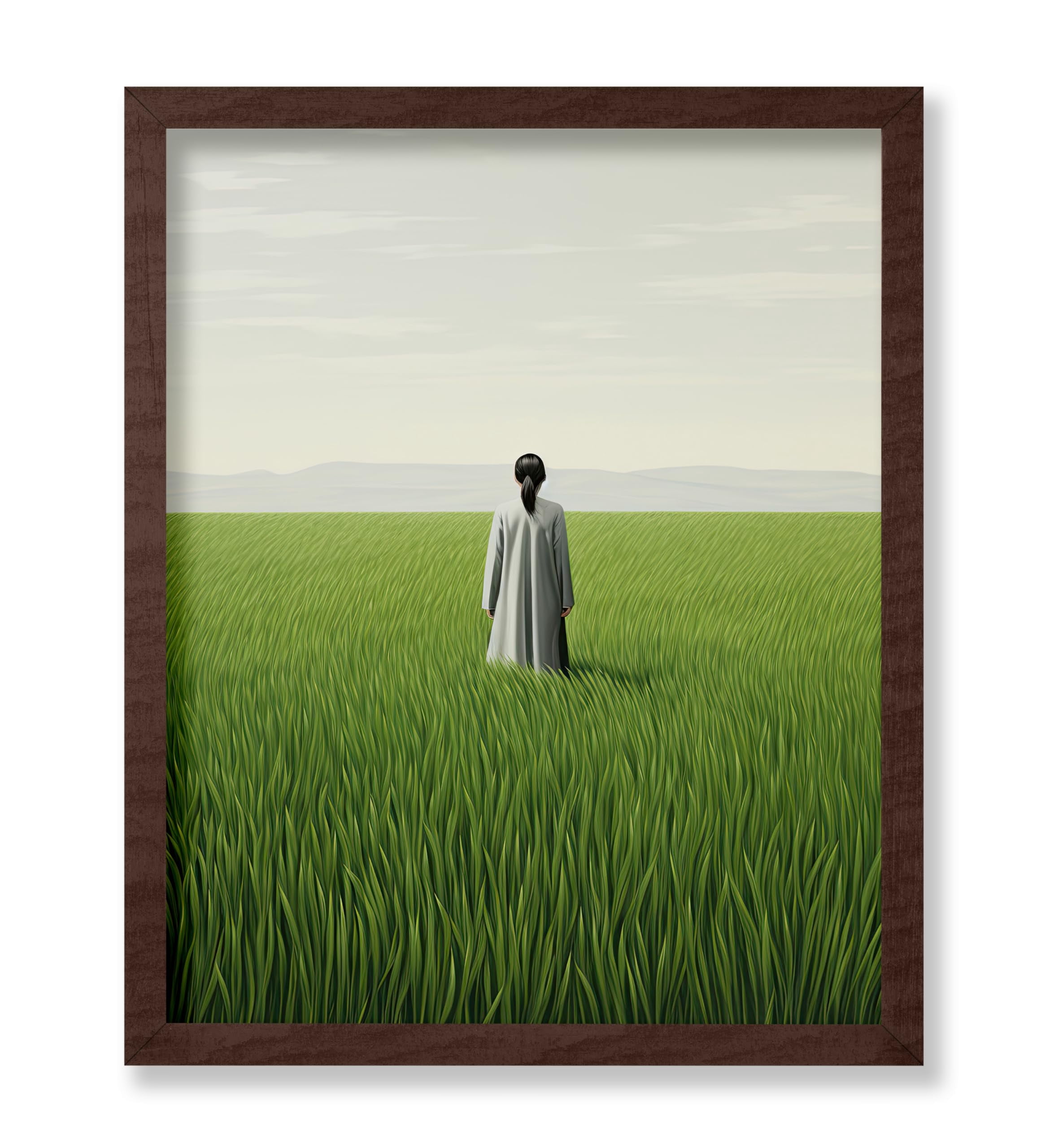 Poster Master Grassy Field Poster - Meadow Print - Landscape Art ...
