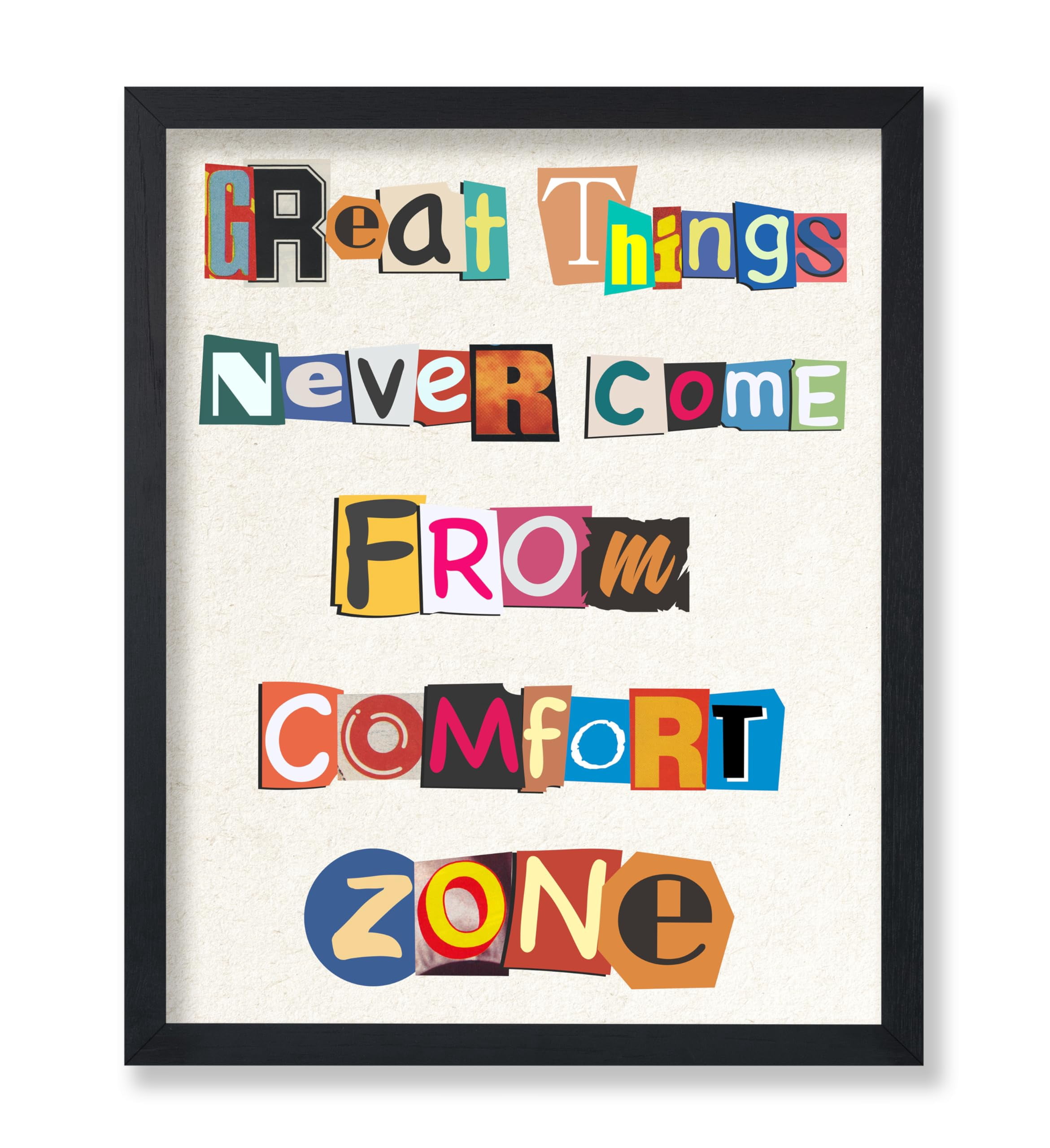 Poster Master Great Things Never Come From Comfort Zone Poster ...
