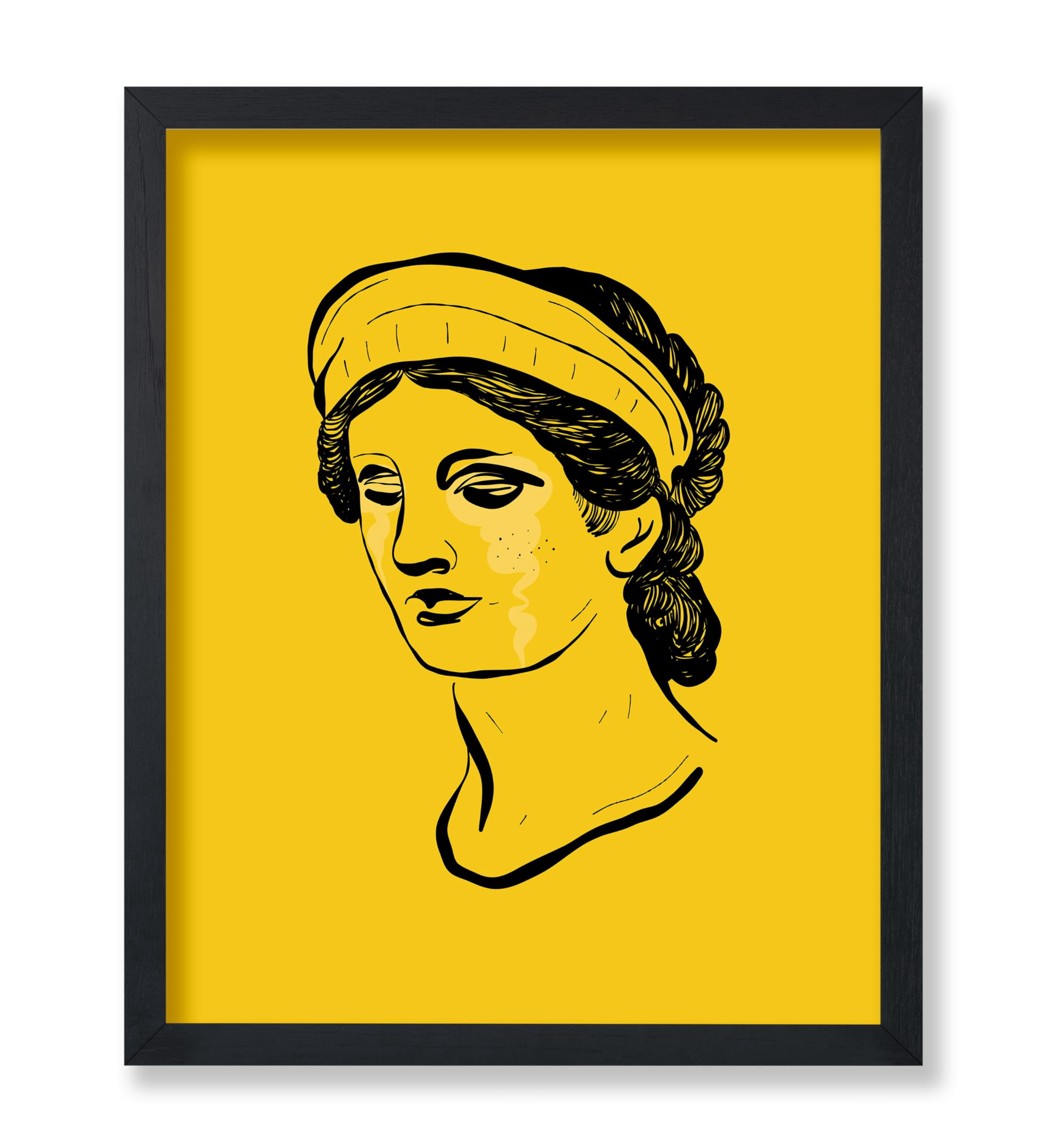 Poster Master Greek Goddess Poster - Retro Portrait Print - Abstract ...