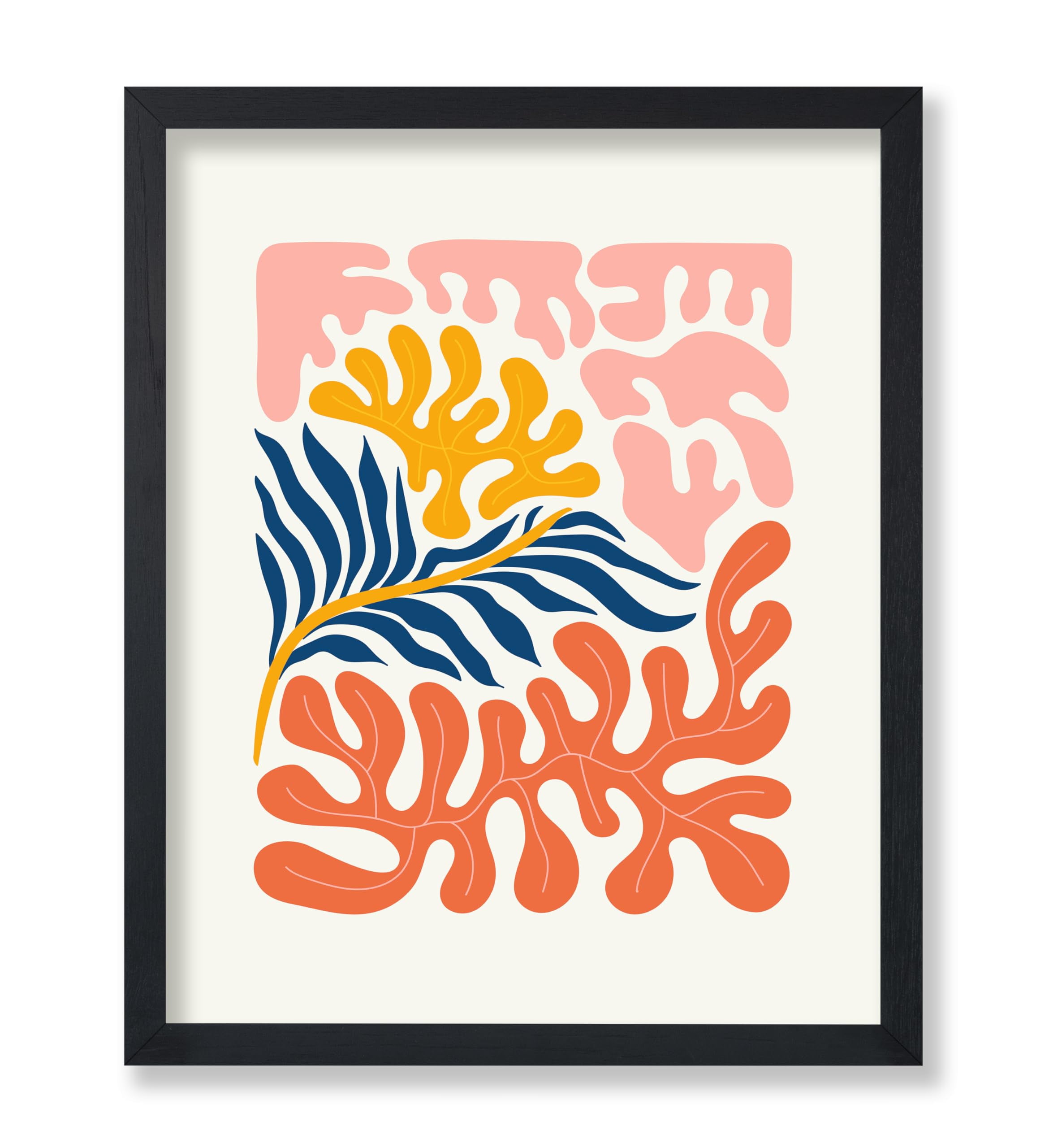 Poster Master Groovy Corals Poster - Retro Abstract Print - Colorful ...