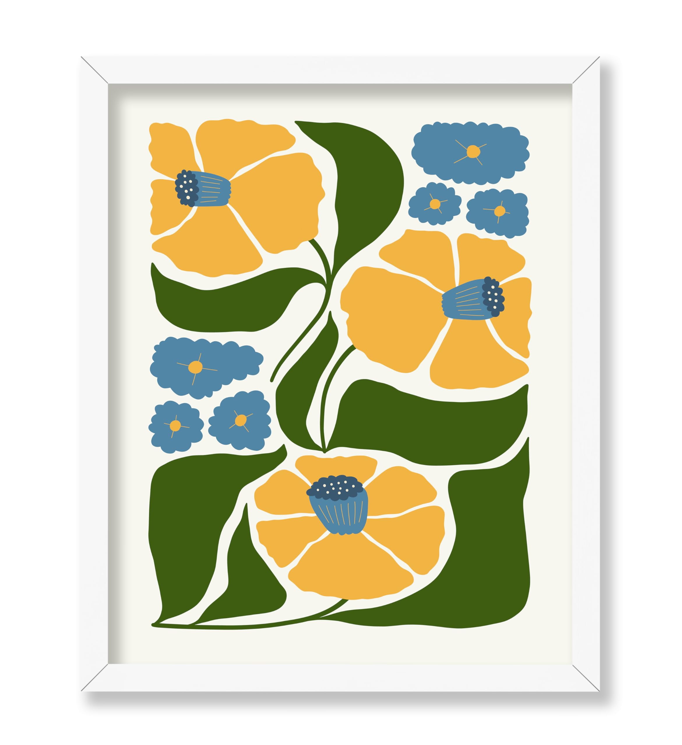 Poster Master Groovy Flower Poster - Retro Floral Print - Modern ...