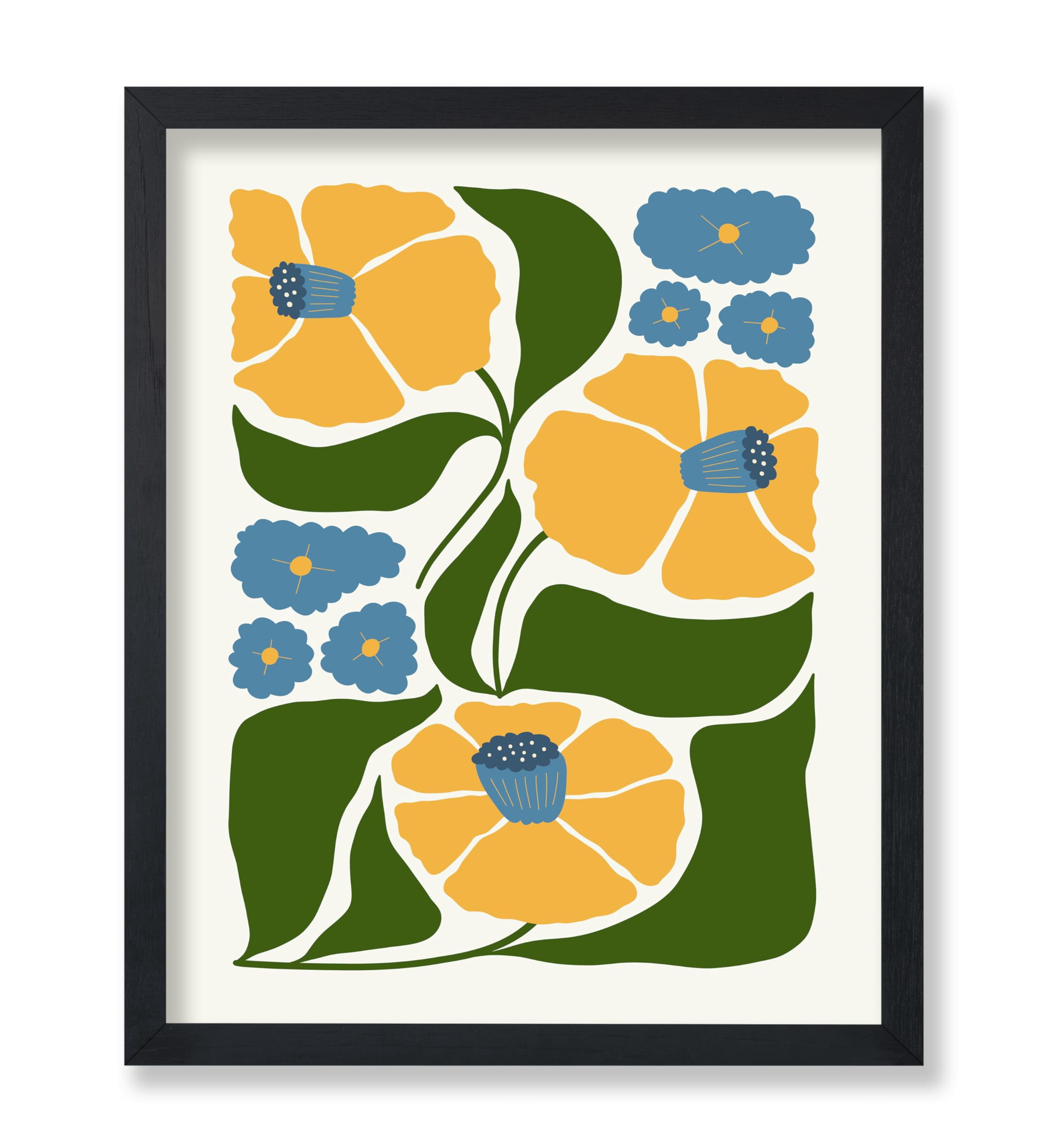 Poster Master Groovy Flower Poster - Retro Floral Print - Modern ...