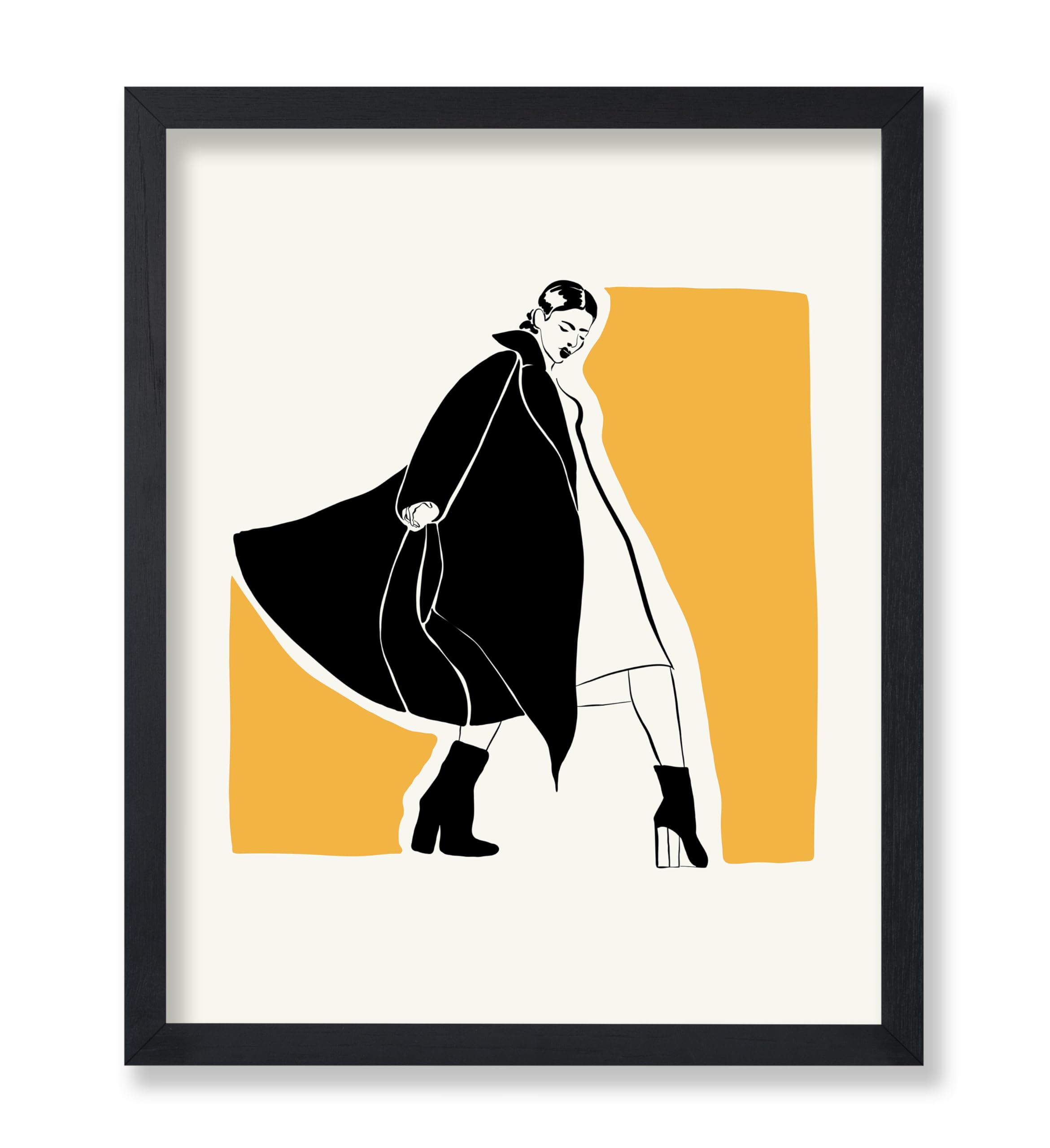 Poster Master Groovy Woman Poster - Retro Fashion Print - Chic Boho Art ...