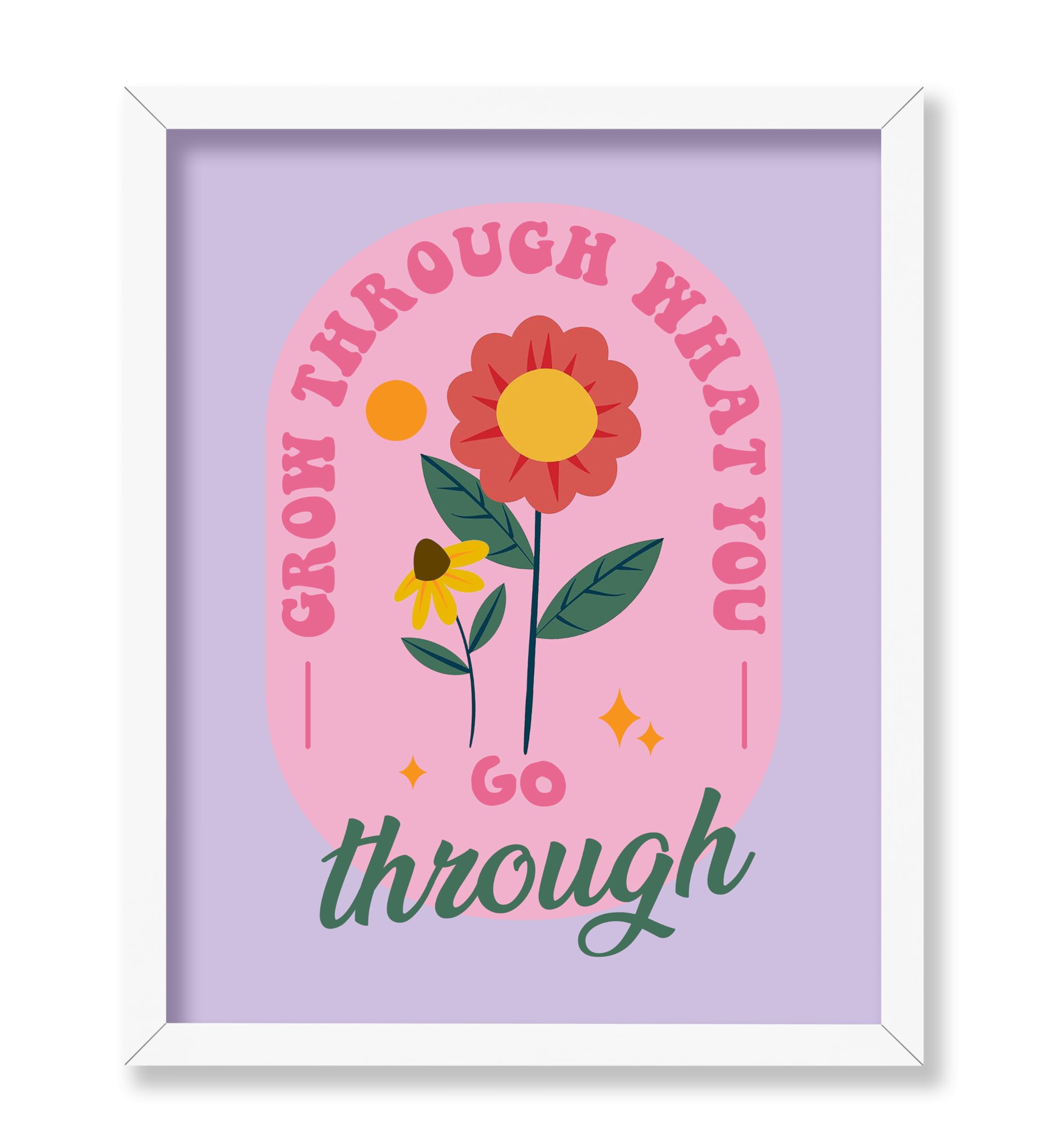 Poster Master Grow Through What You Go Through Poster - Retro ...