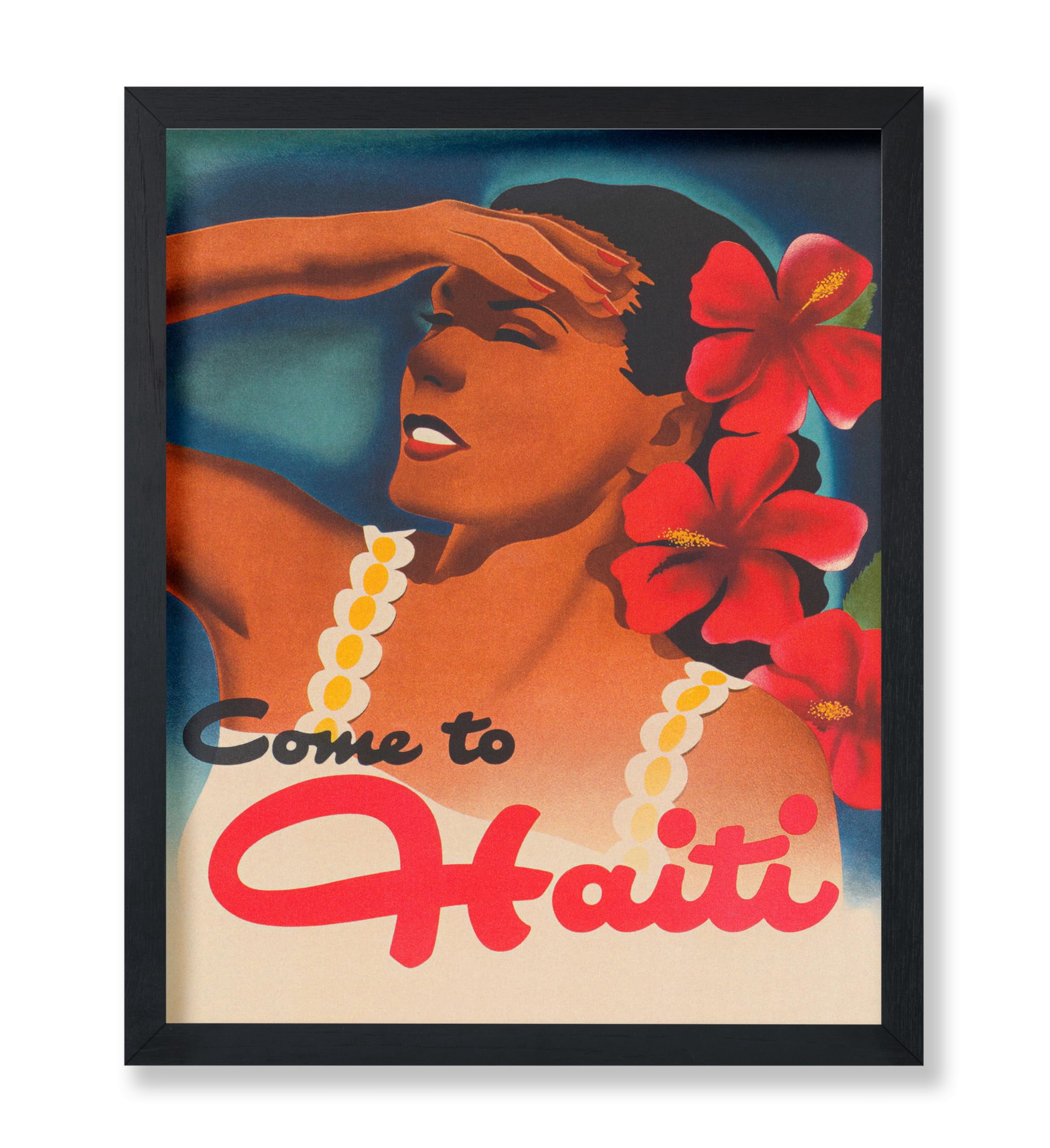 Poster Master Haiti Poster - Vintage Travel Wall Art - Caribbean Island ...