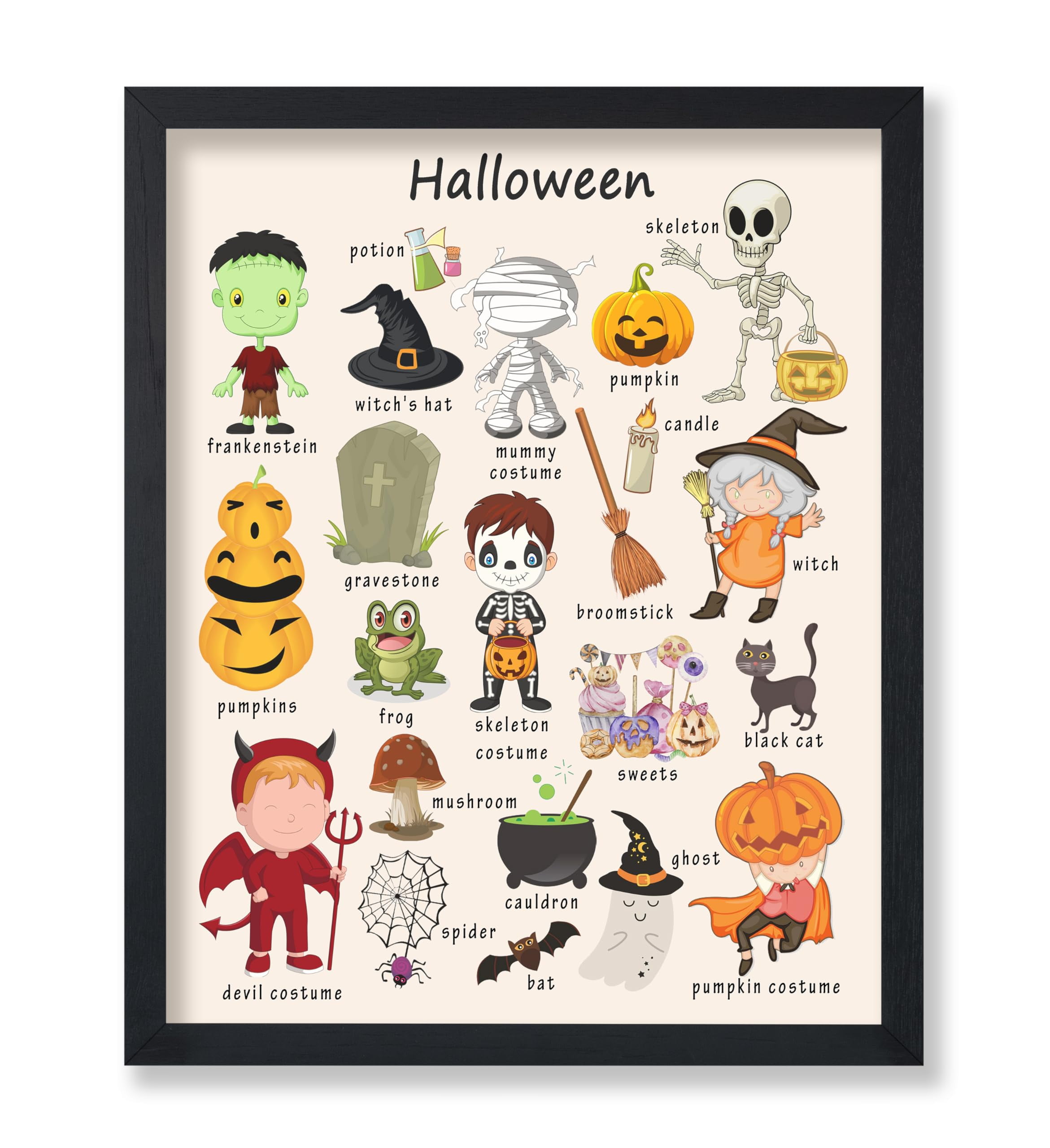 Poster Master Halloween Poster - Educational Print - Learning Materials ...