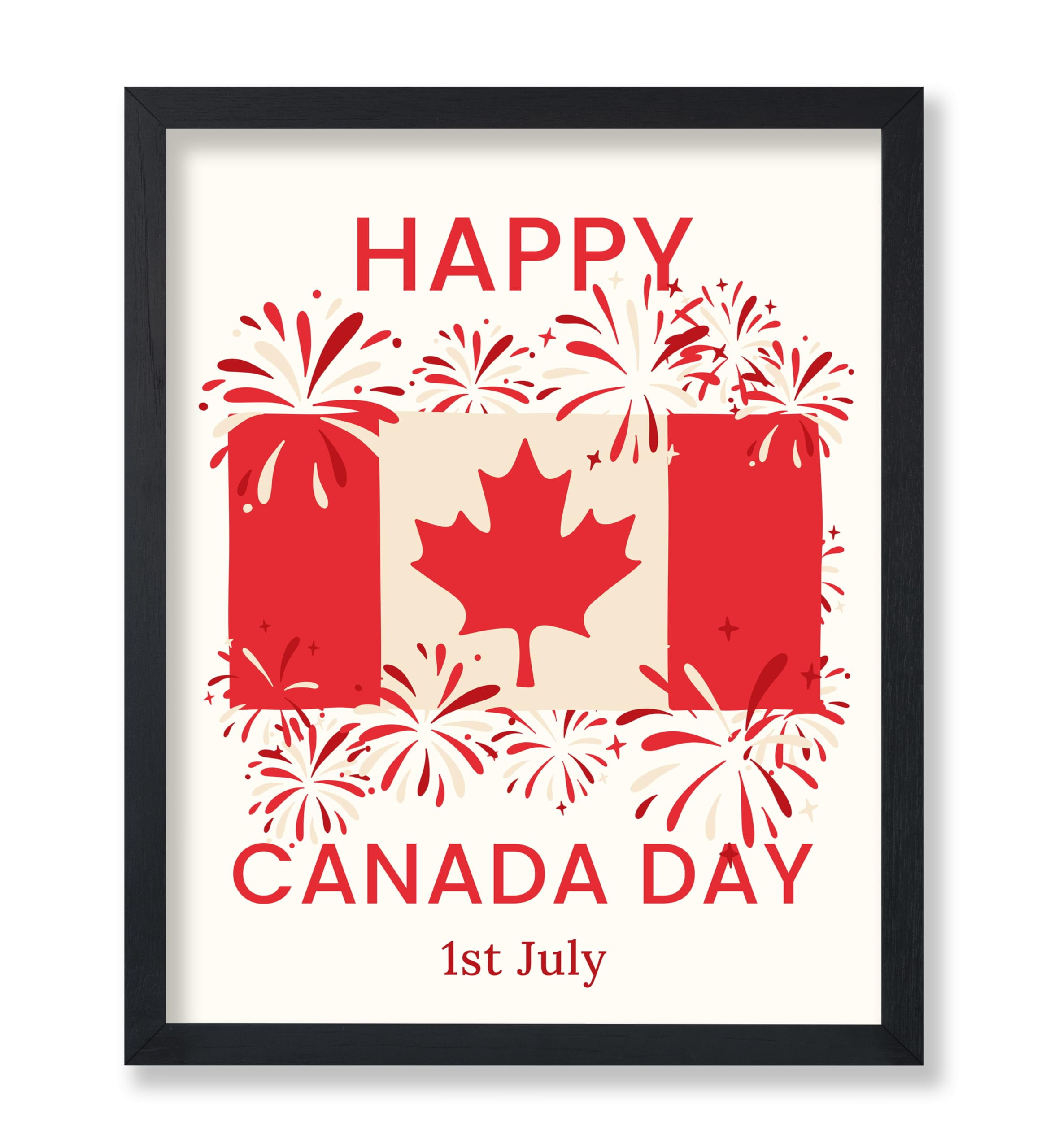 Poster Master Happy Canada Day Poster - National Day Print - Holiday ...
