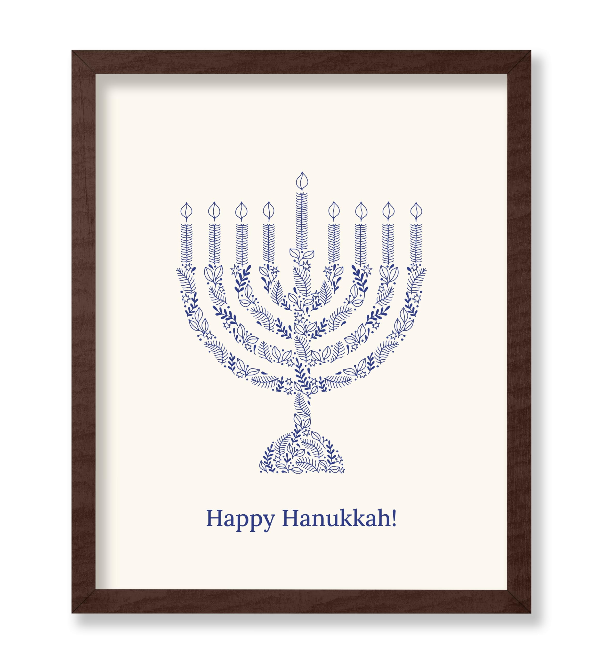 Poster Master Happy Hanukkah Poster - Festival of Lights Print - Jewish ...