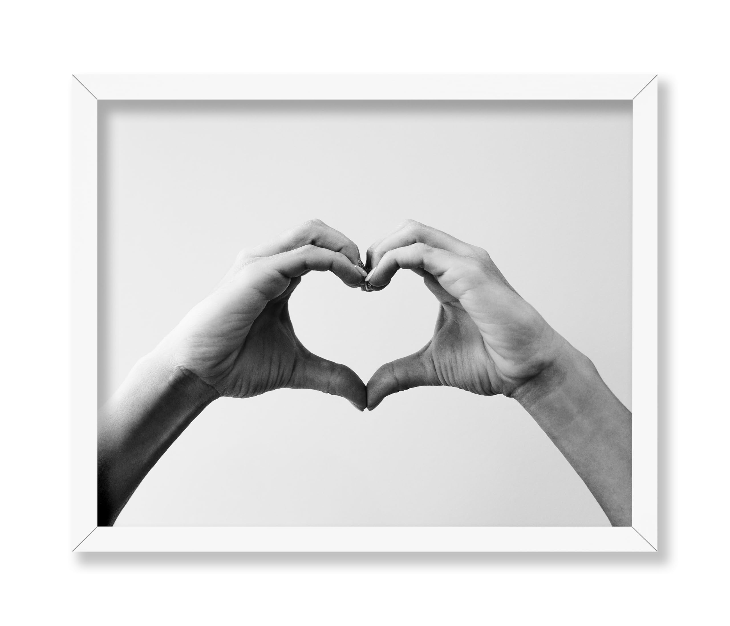 Poster Master Heart Sign Poster - Hands Print - Love Art - Photography ...