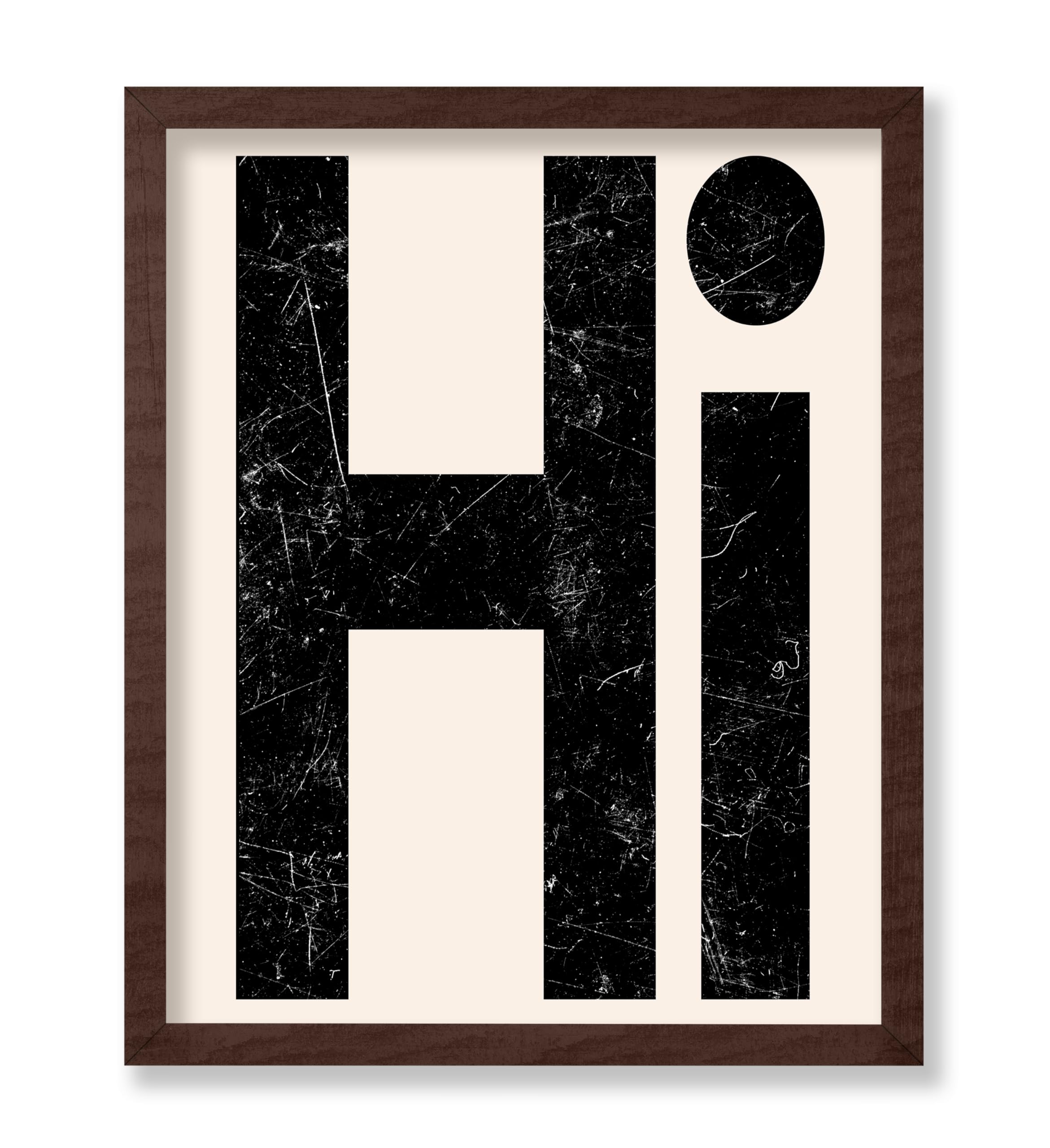 Poster Master Hi Poster - Typography Print - Greetings Art - Trendy Art ...