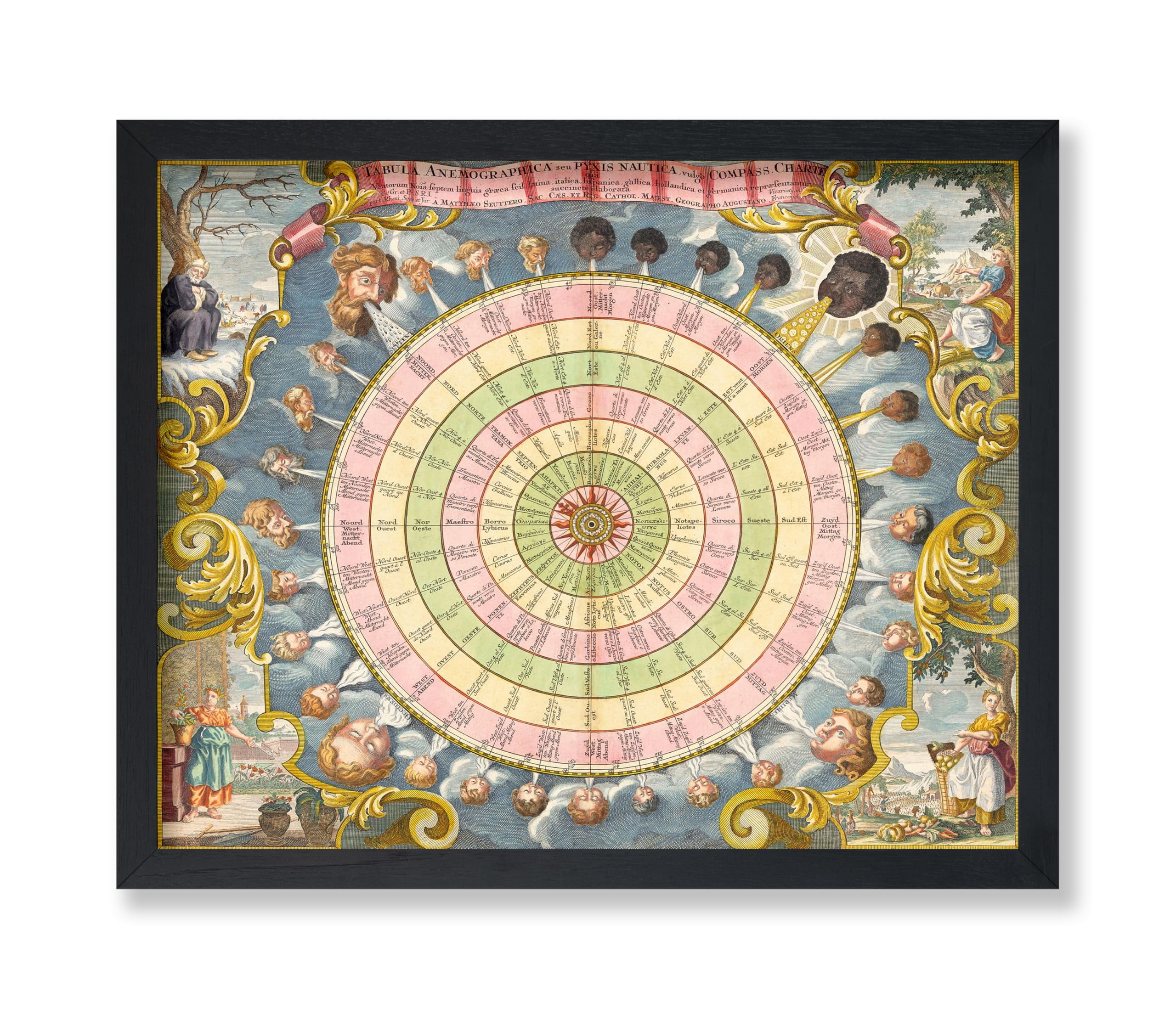 Poster Master Historic Map Print, 8x10 Unframed Art Print, A Map of the ...