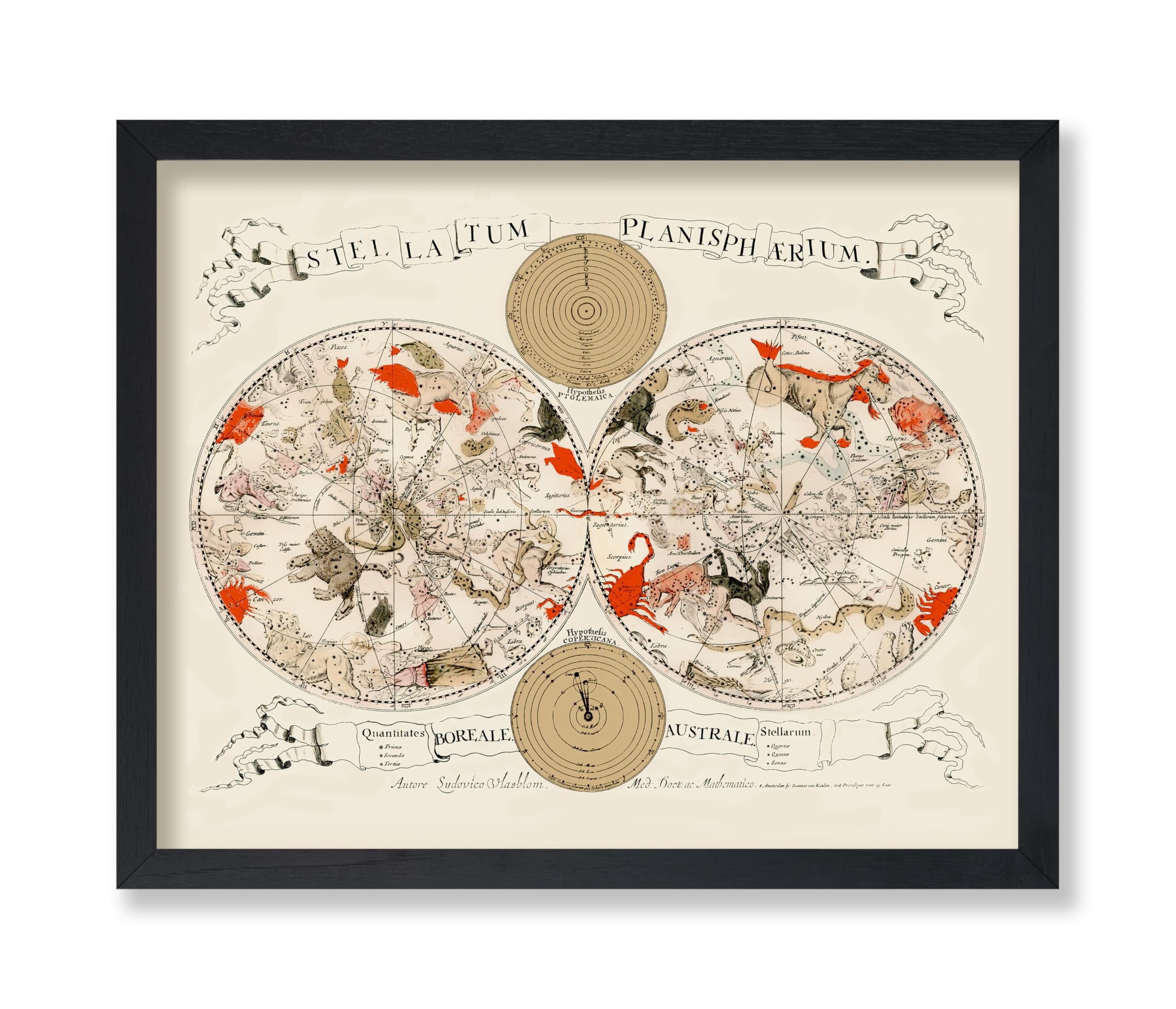 Poster Master Historic Map Print, 8x10 Unframed Art Print, Vintage ...