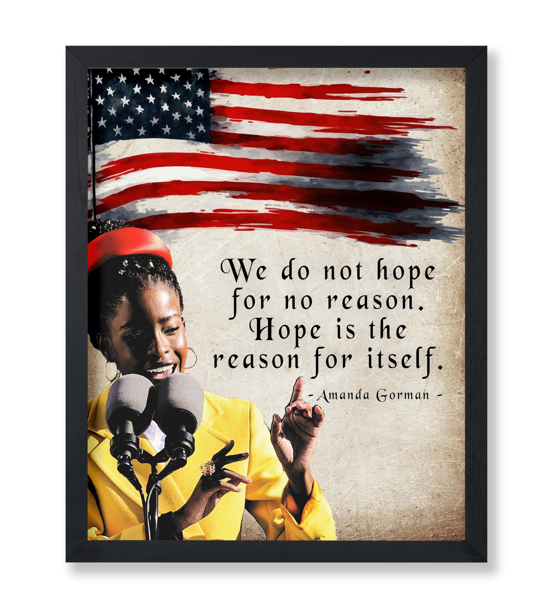 Poster Master Hope Is The Reason For Itself Poster - Amanda Gorman ...