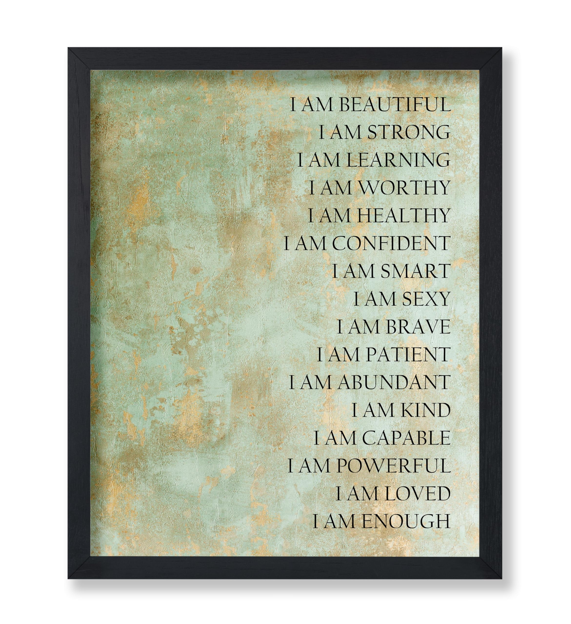 Poster Master I Am Beautiful Poster - Positive Affirmations Print ...
