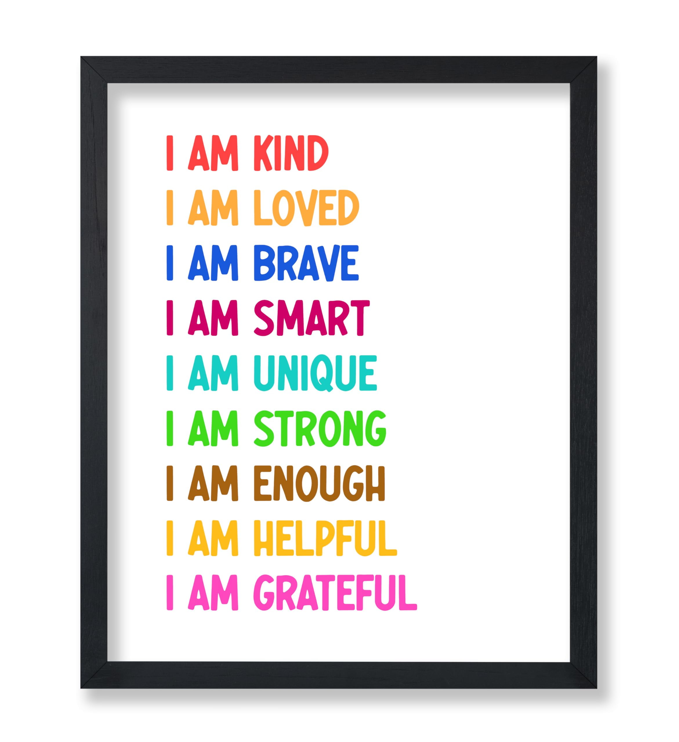 Poster Master I Am Brave Poster - Typography Print - Kind Art - Love ...