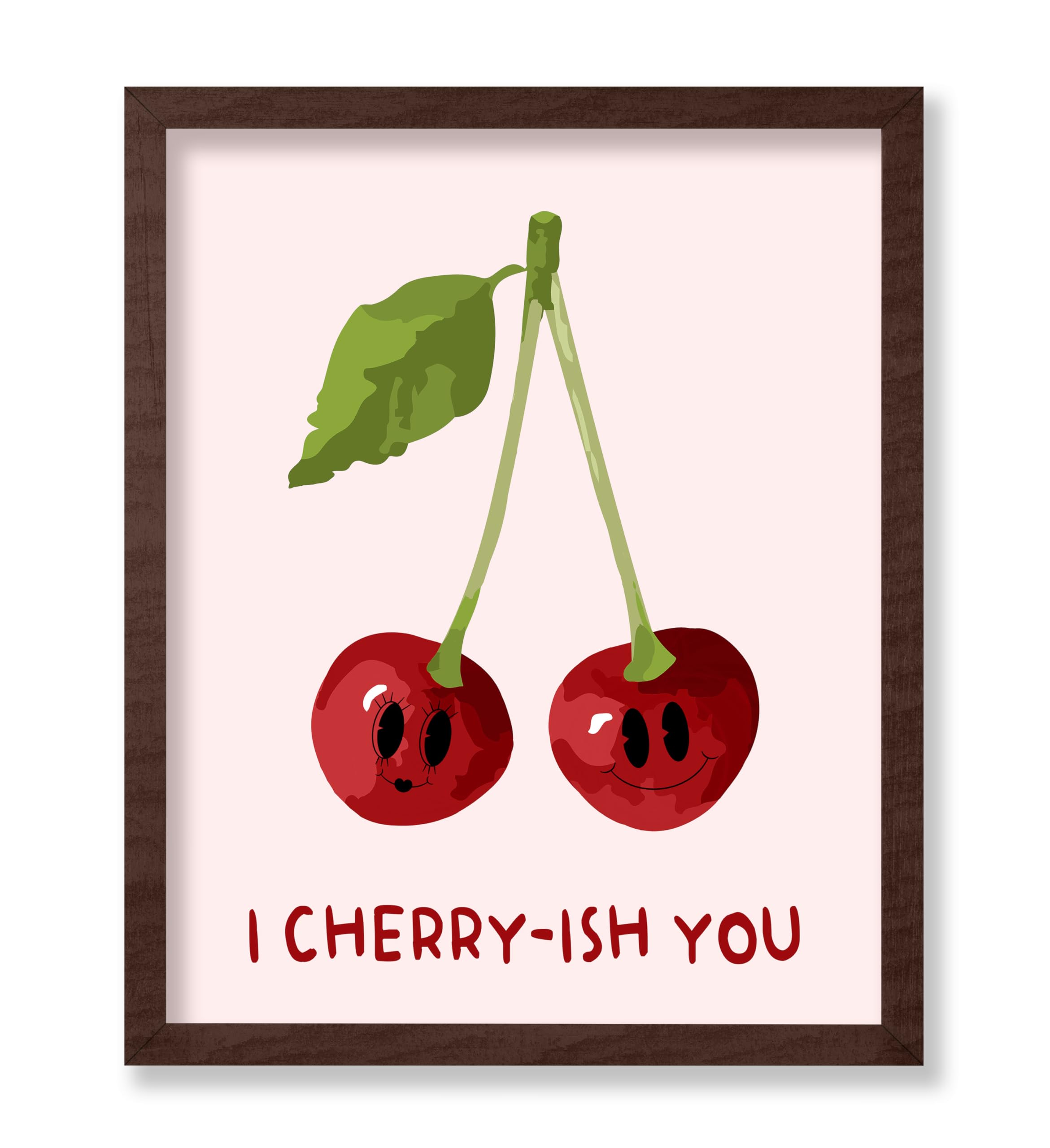 Poster Master I Cherry-ish You Poster - Retro Cherry Print - Fruit Art - Valentine's Day Art ...