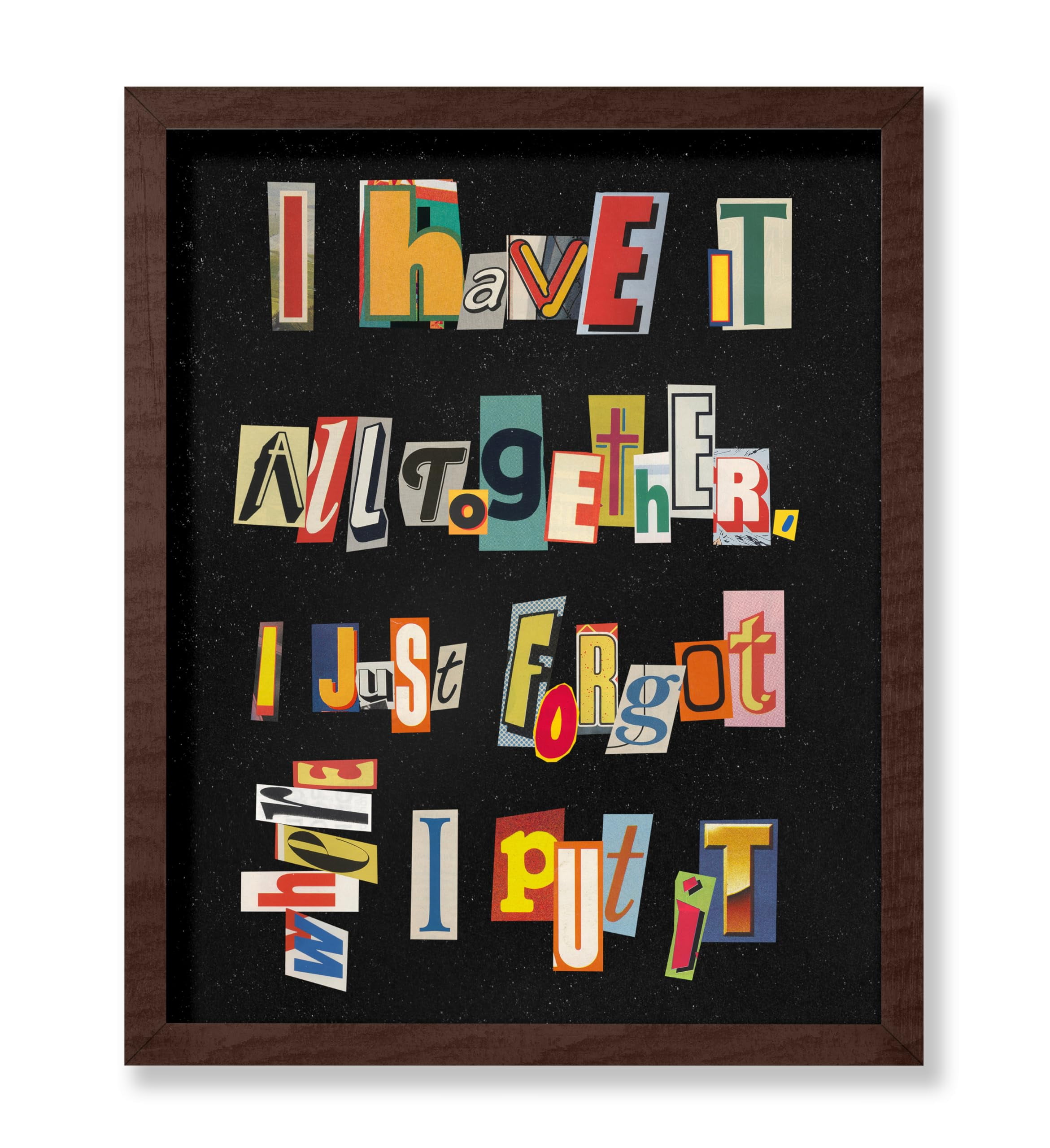 Poster Master I Just Forgot Where I Put It Poster - Funny Quote Print ...