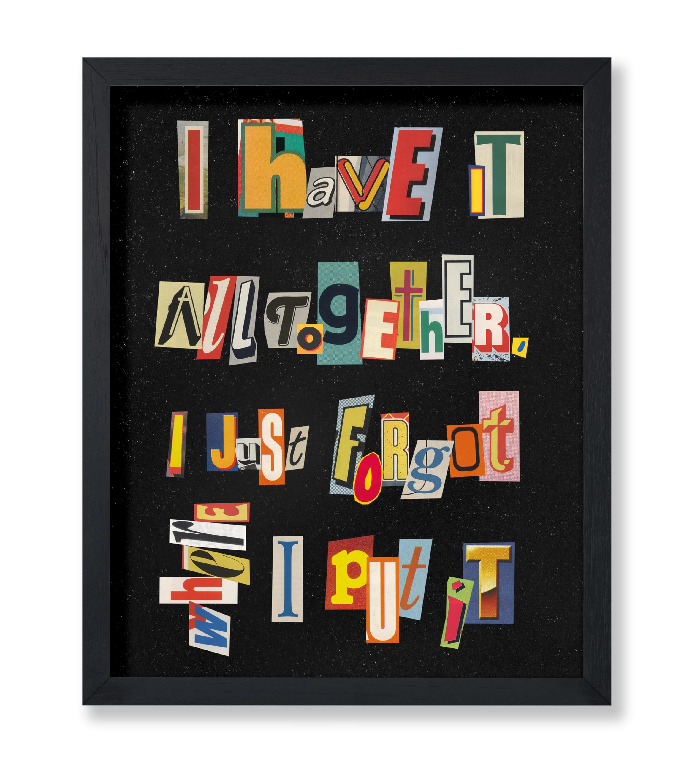 Poster Master I Just Forgot Where I Put It Poster - Funny Quote Print ...