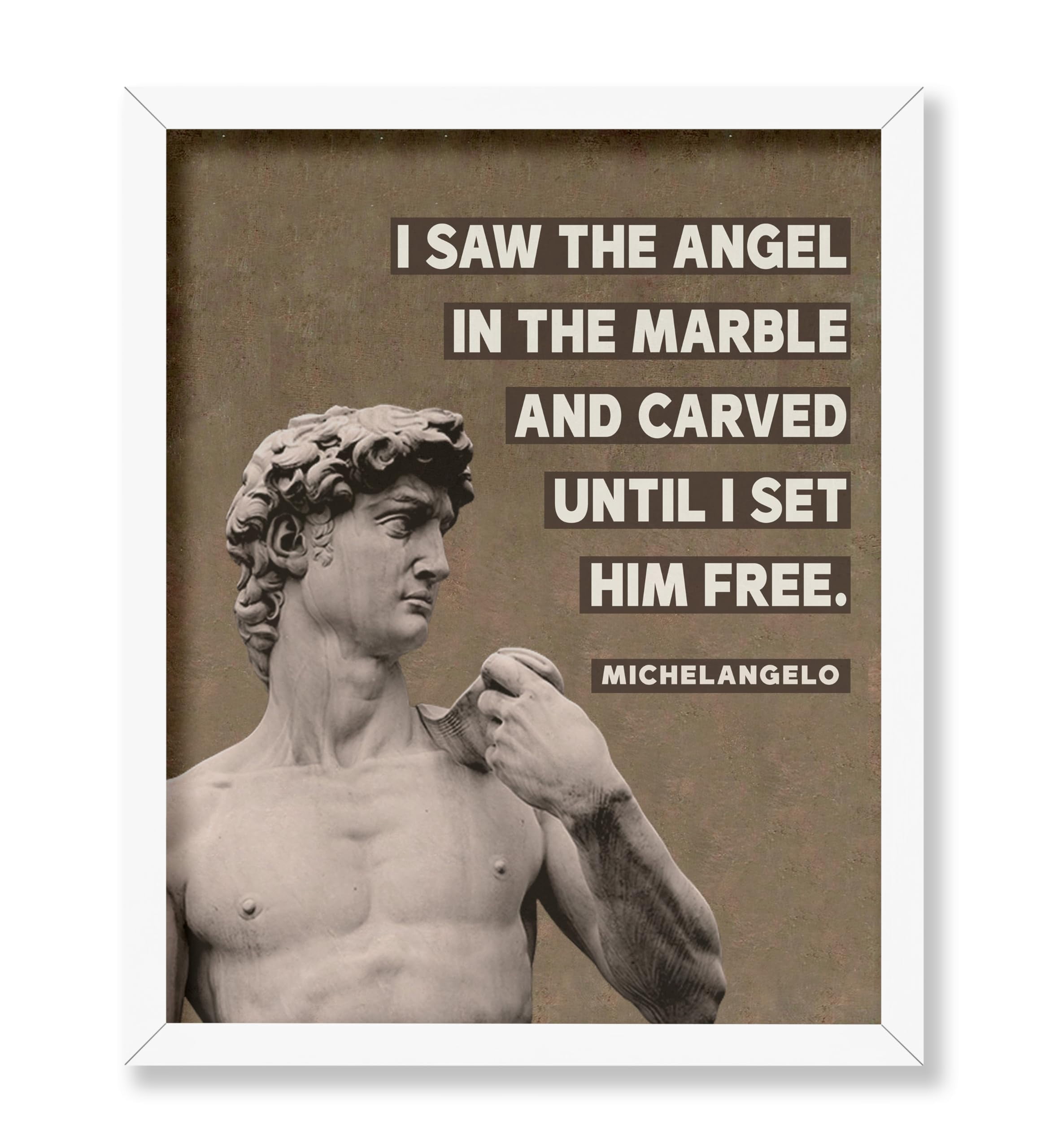 Poster Master I Saw The Angel Poster - Michelangelo Print ...